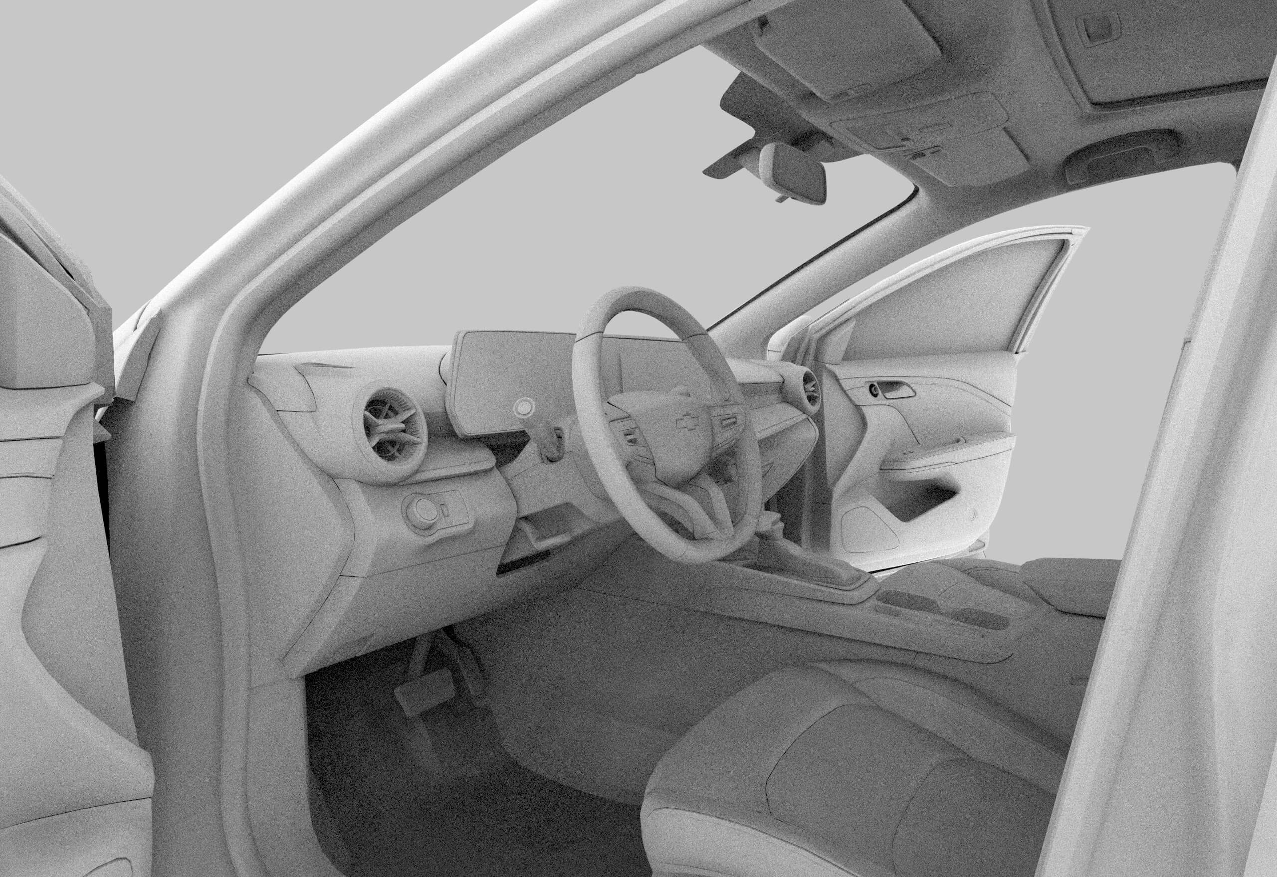 Chevrolet Monza 2023 HQ Interior - 3D Model by davidson
