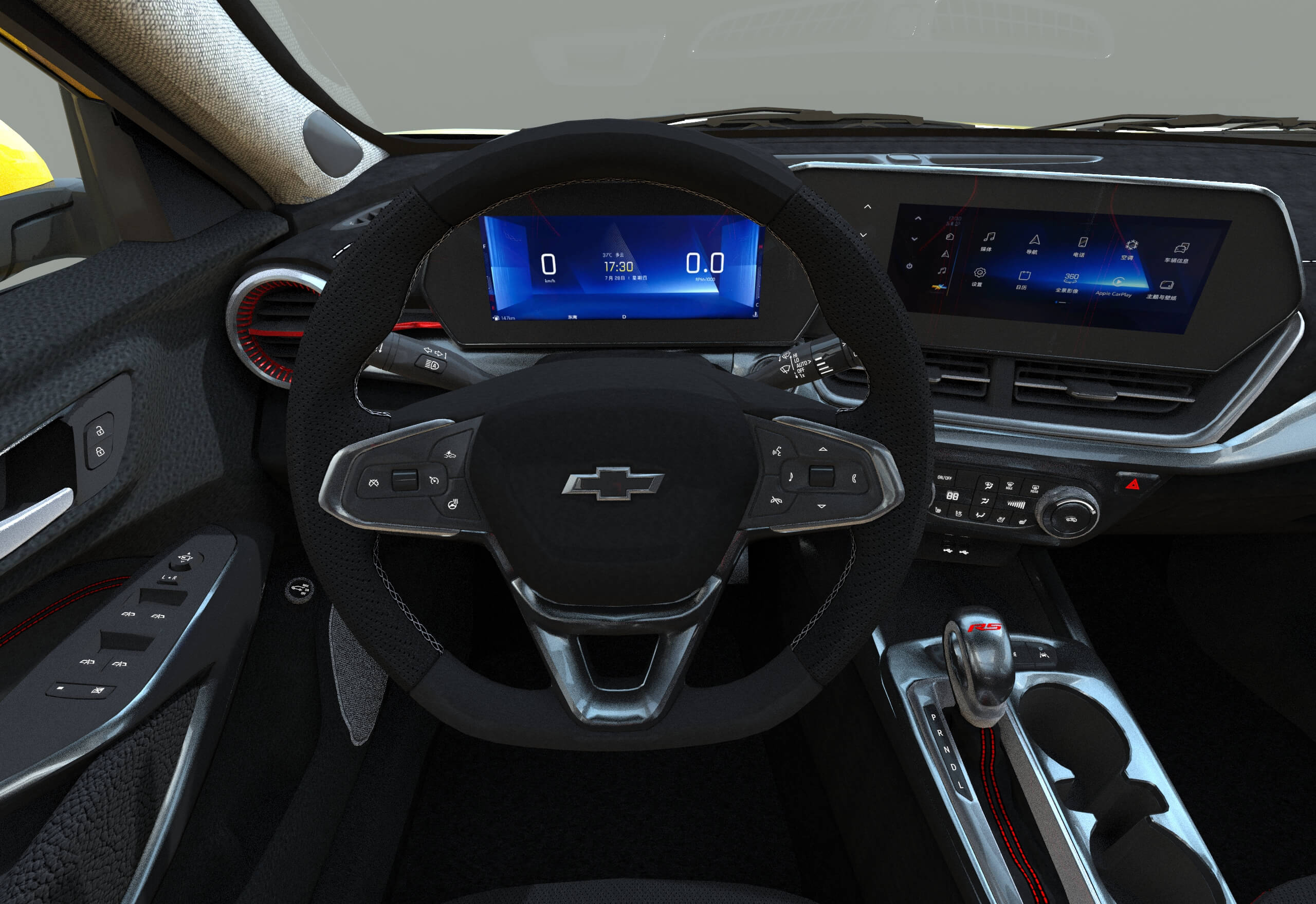 Chevrolet Trax 2023 HQinterior - 3D Model by davidson