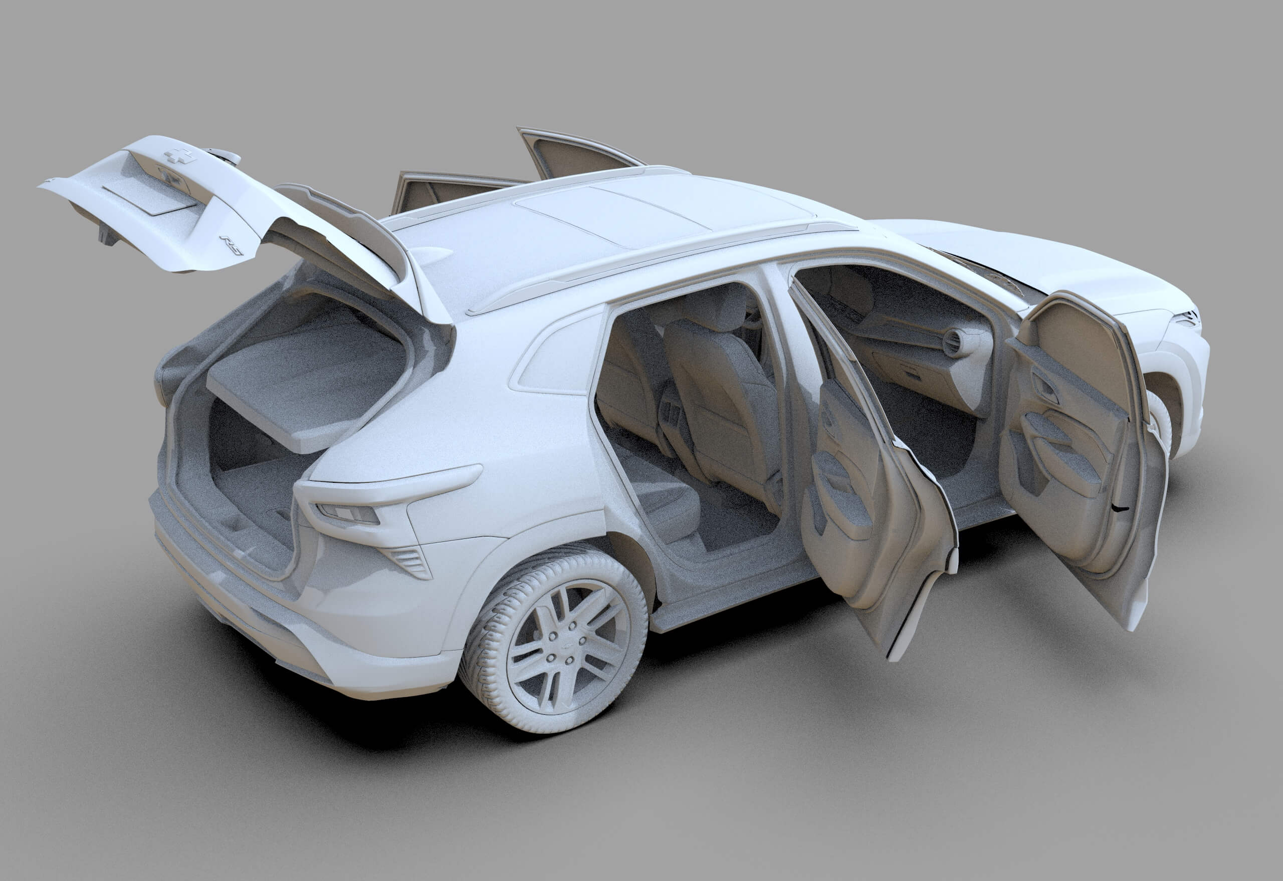 Chevrolet Trax 2023 HQinterior - 3D Model by davidson