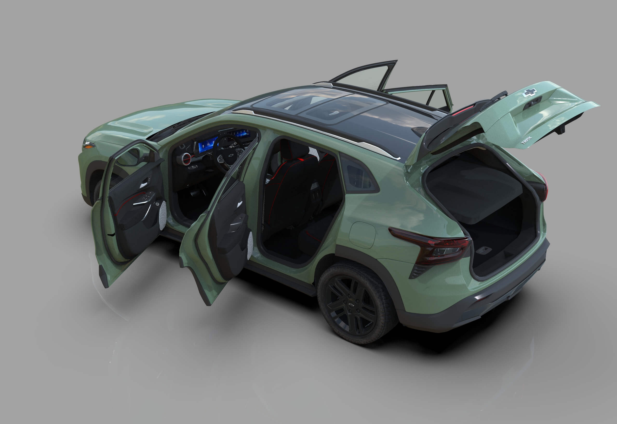 Chevrolet Trax Activ 2023 HQ Interior - 3D Model by davidson