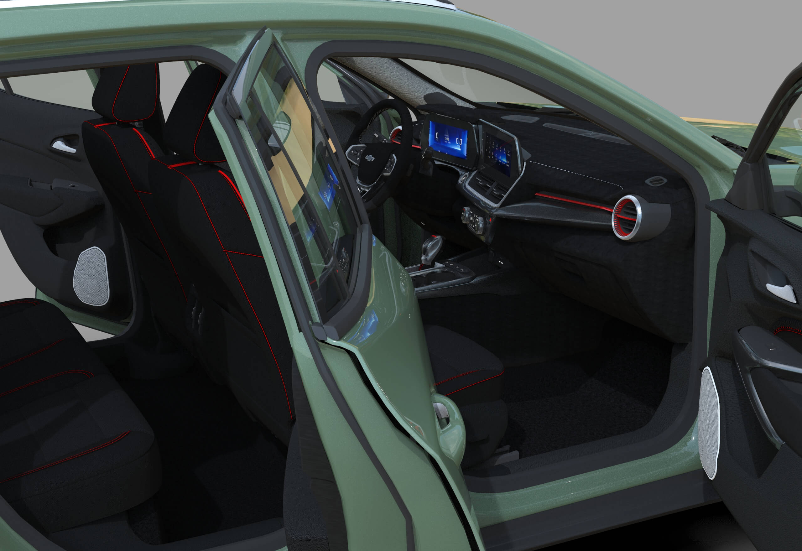 Chevrolet Trax Activ 2023 HQ Interior - 3D Model by davidson