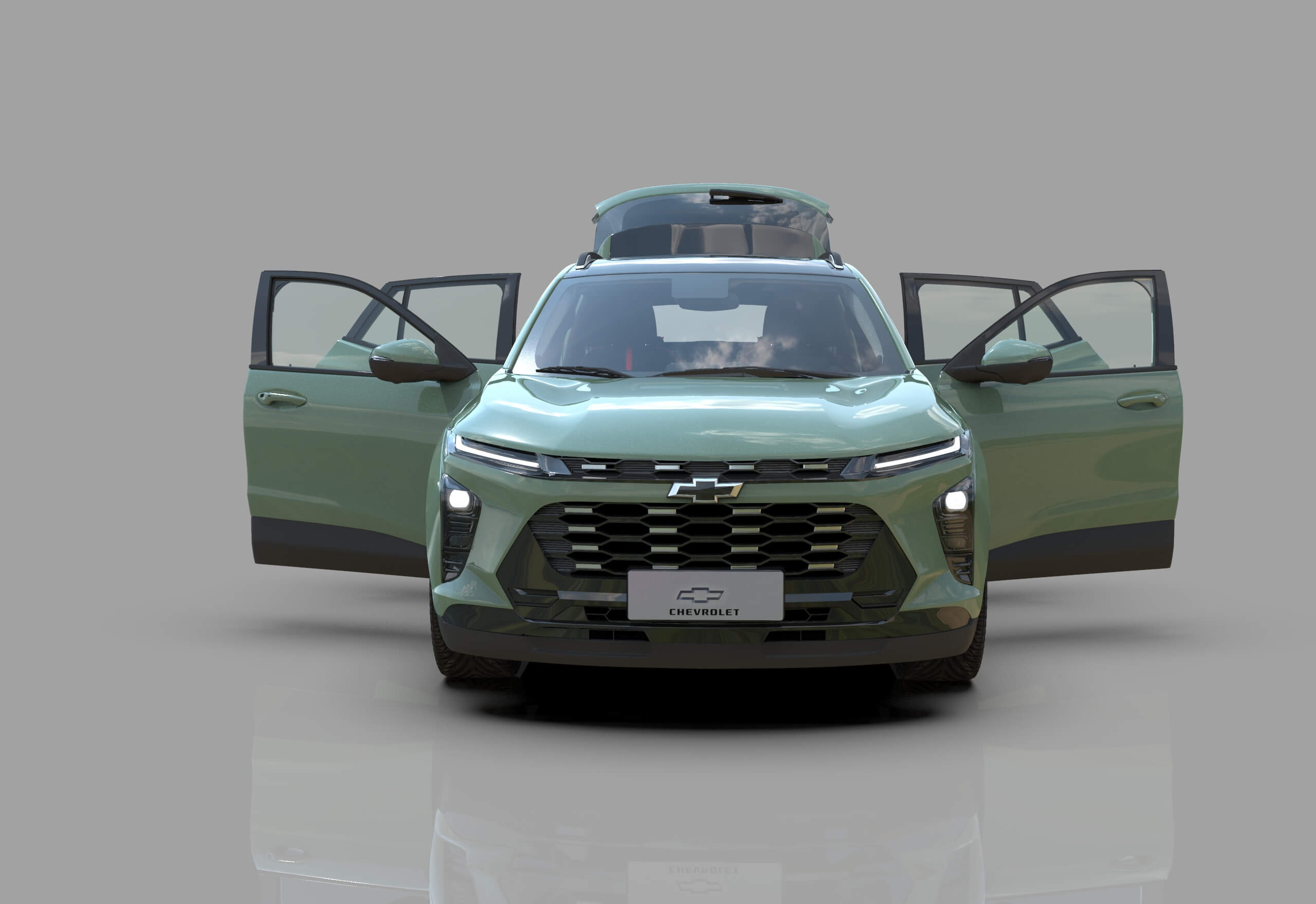 Chevrolet Trax Activ 2023 HQ Interior - 3D Model by davidson