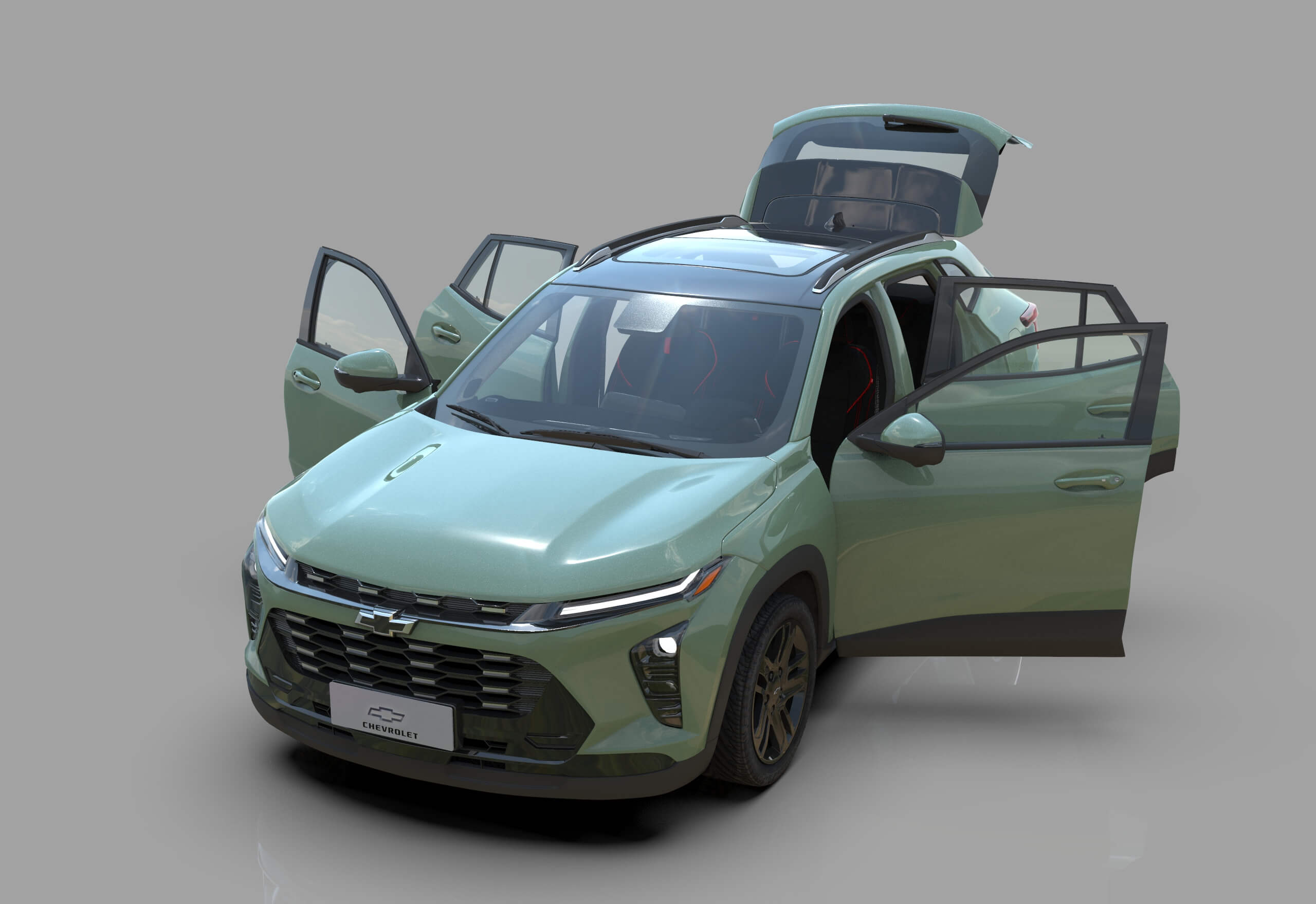 Chevrolet Trax Activ 2023 HQ Interior - 3D Model by davidson