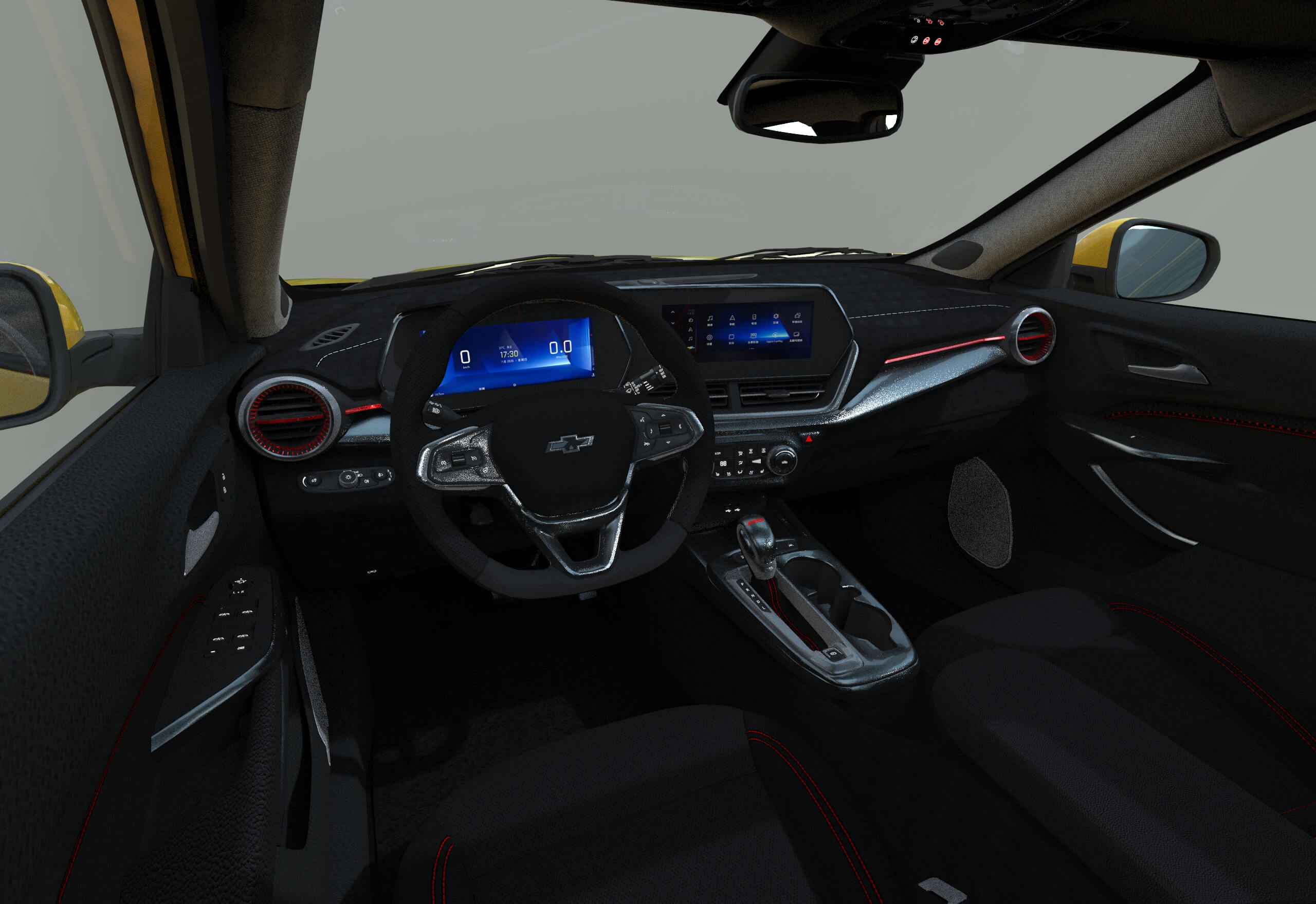 Chevrolet Trax Activ 2023 HQ Interior - 3D Model by davidson