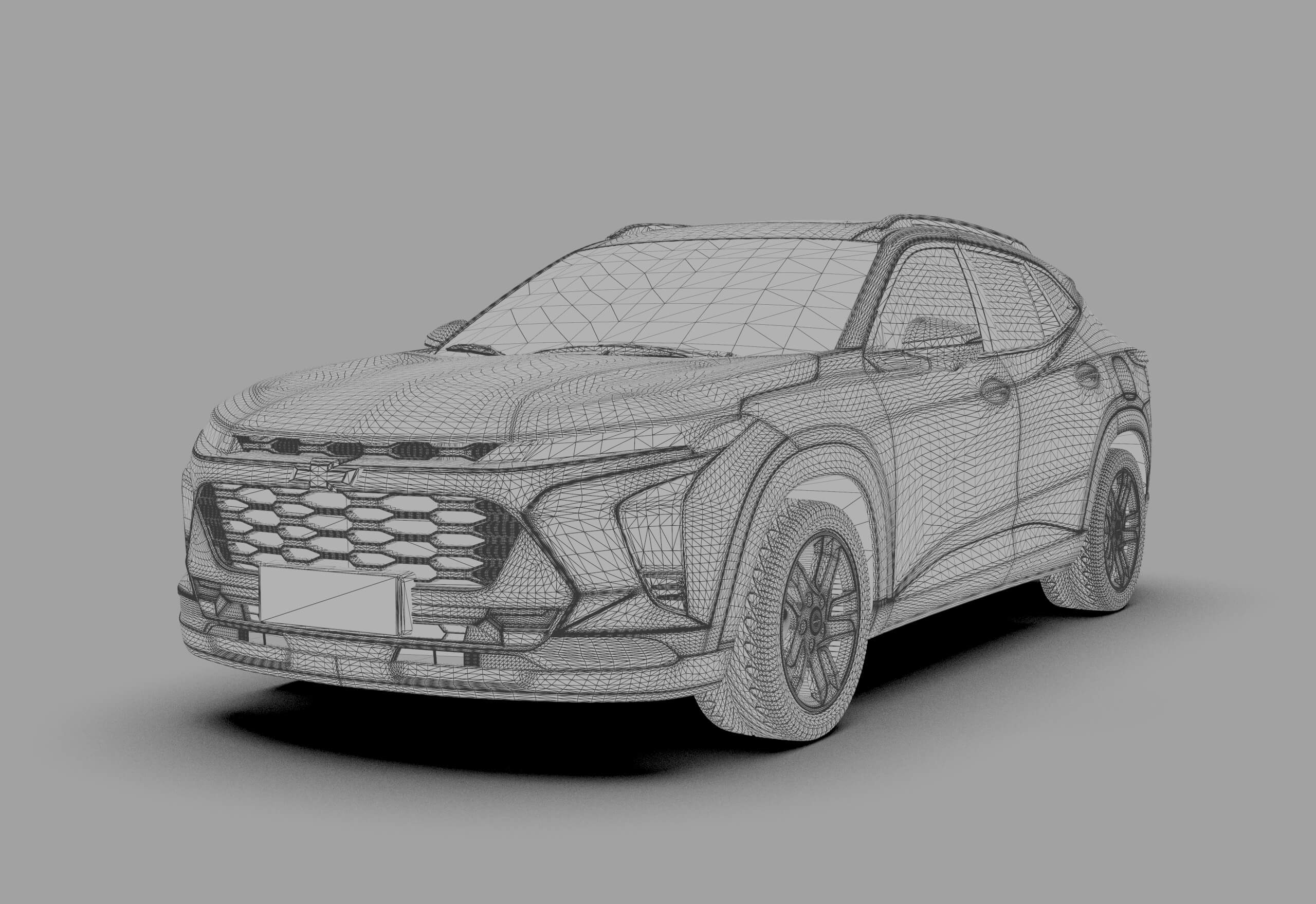 Chevrolet Trax Activ 2023 HQ Interior - 3D Model by davidson