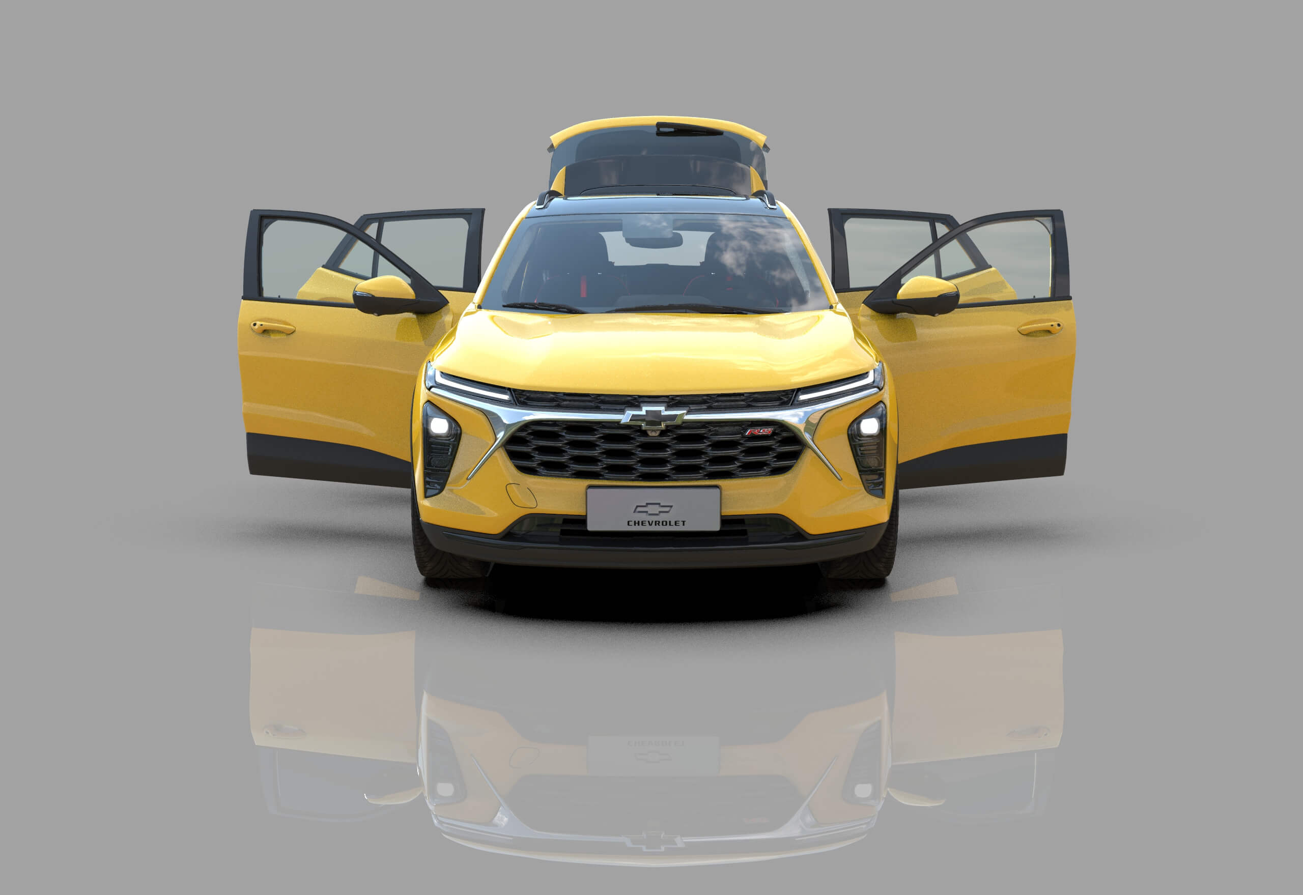 Chevrolet Trax RS 2023 HQ Interior - 3D Model by davidson