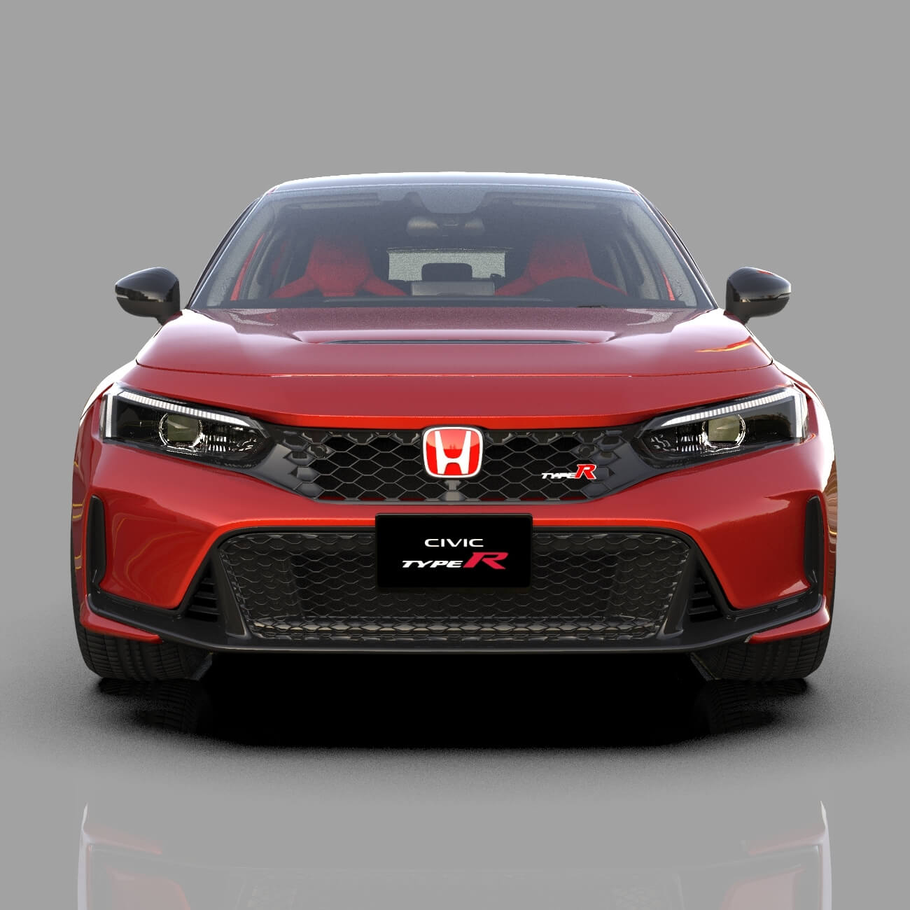 Honda Civic Type R 2022 Mugen Bodykit HQ Interior - 3D Model by davidson