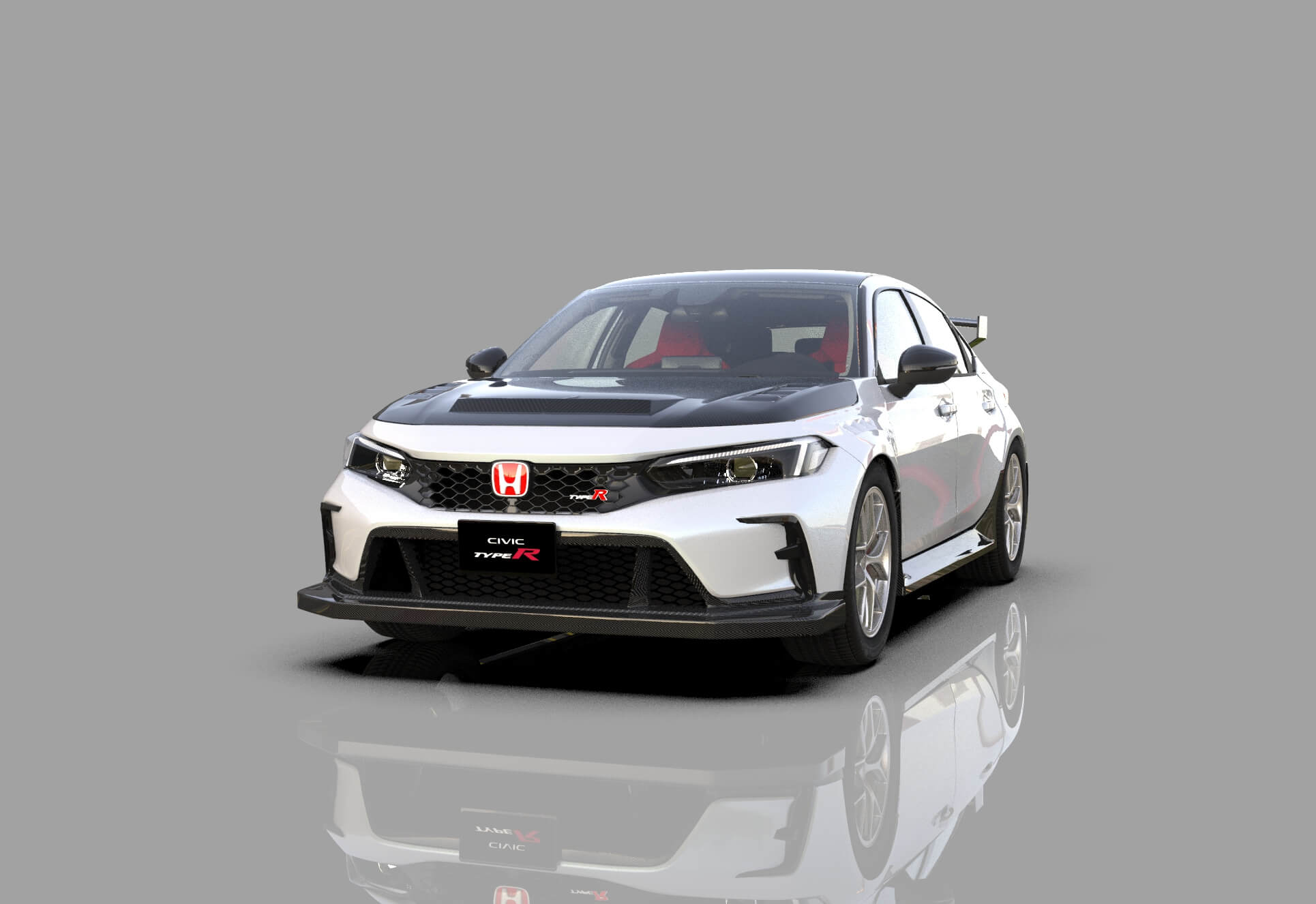 Honda Civic Type R 2022 Mugen Bodykit HQ Interior - 3D Model by davidson