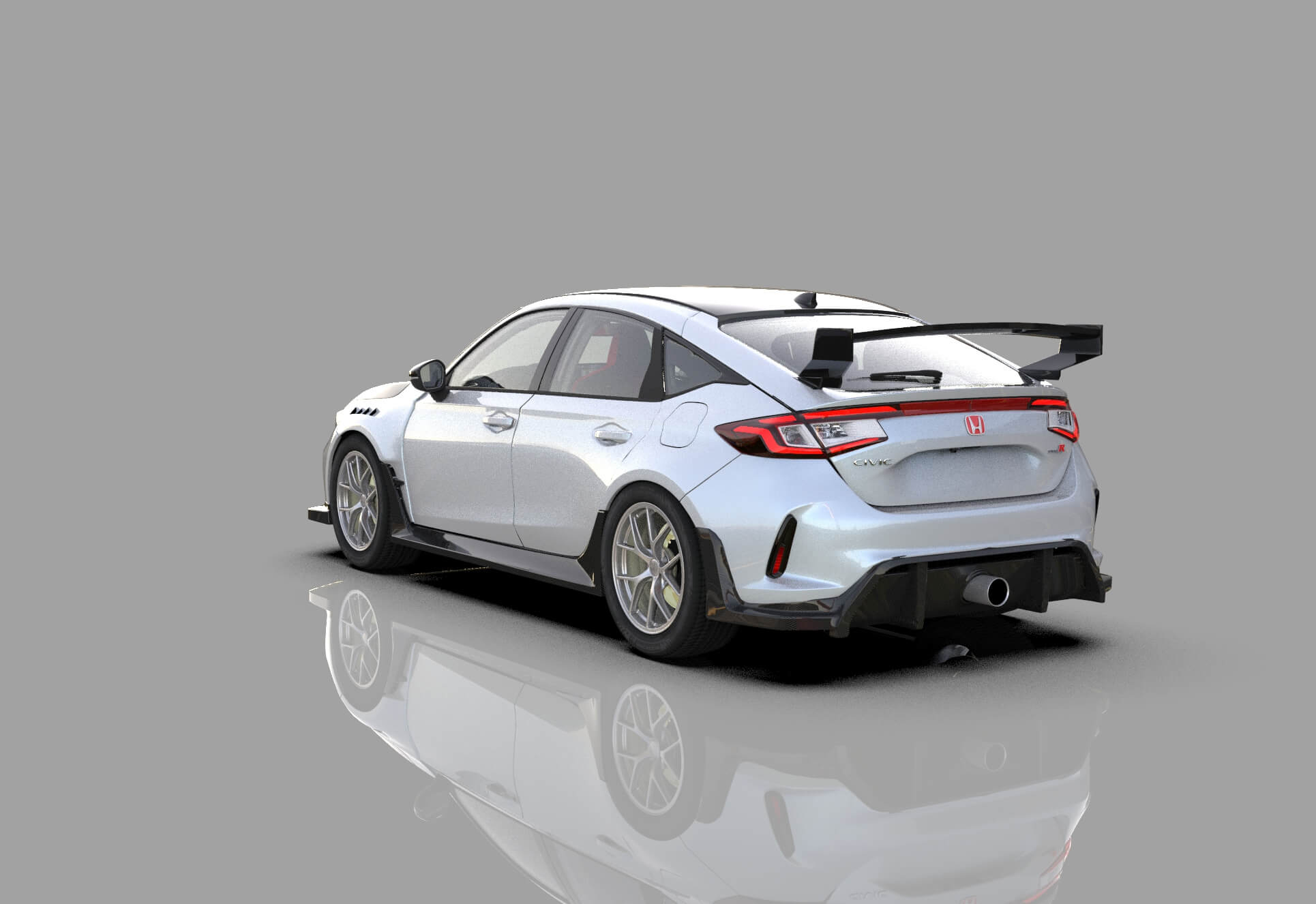 Honda Civic Type R 2022 Mugen Bodykit HQ Interior - 3D Model by davidson