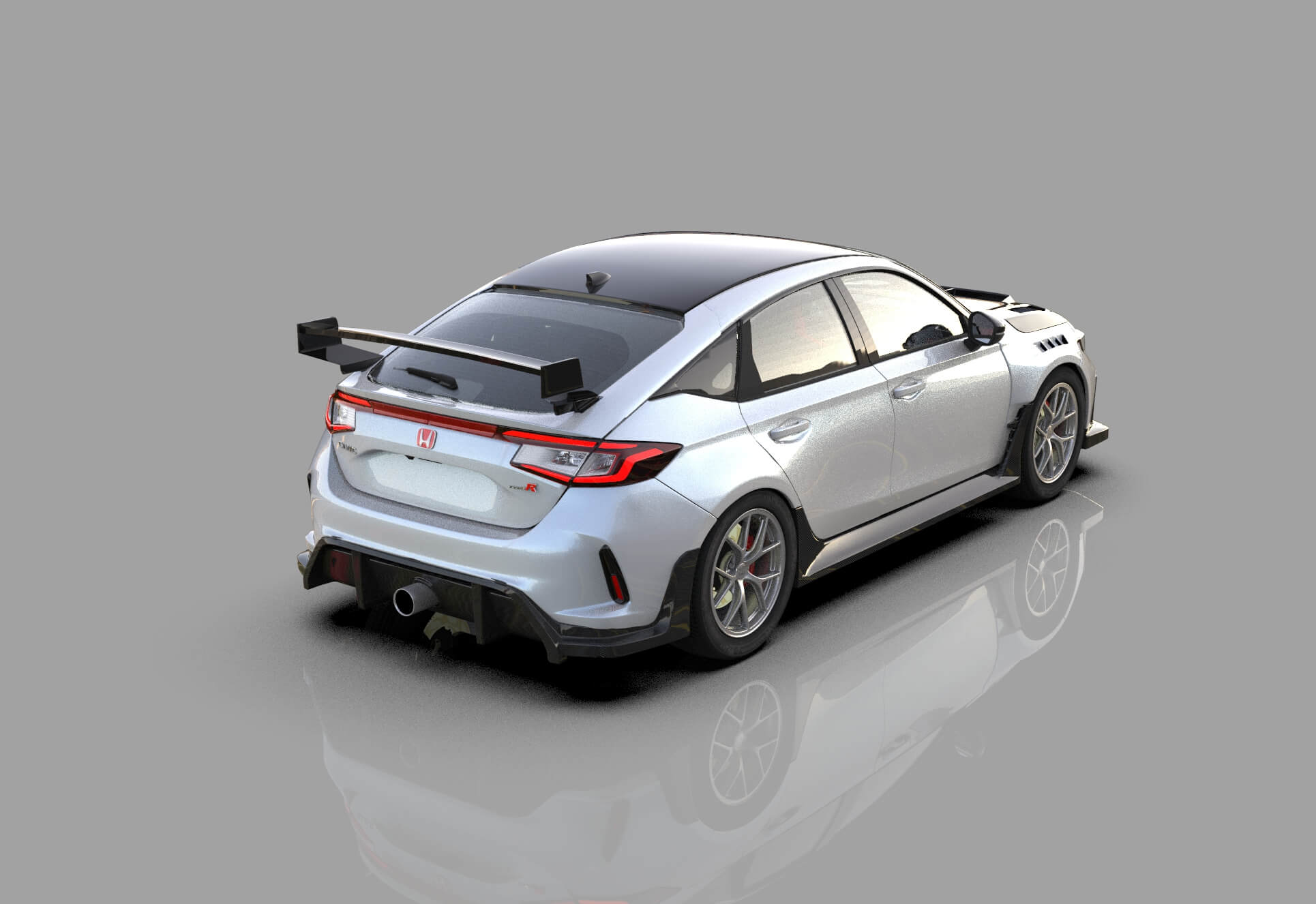 Honda Civic Type R 2022 Mugen Bodykit HQ Interior - 3D Model by davidson