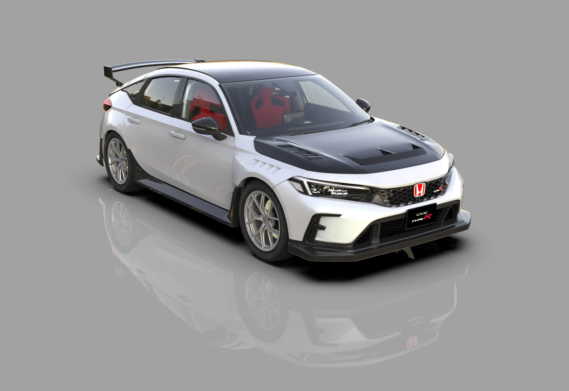 Honda Civic Type R 2022 Mugen Bodykit HQ Interior - 3D Model by davidson