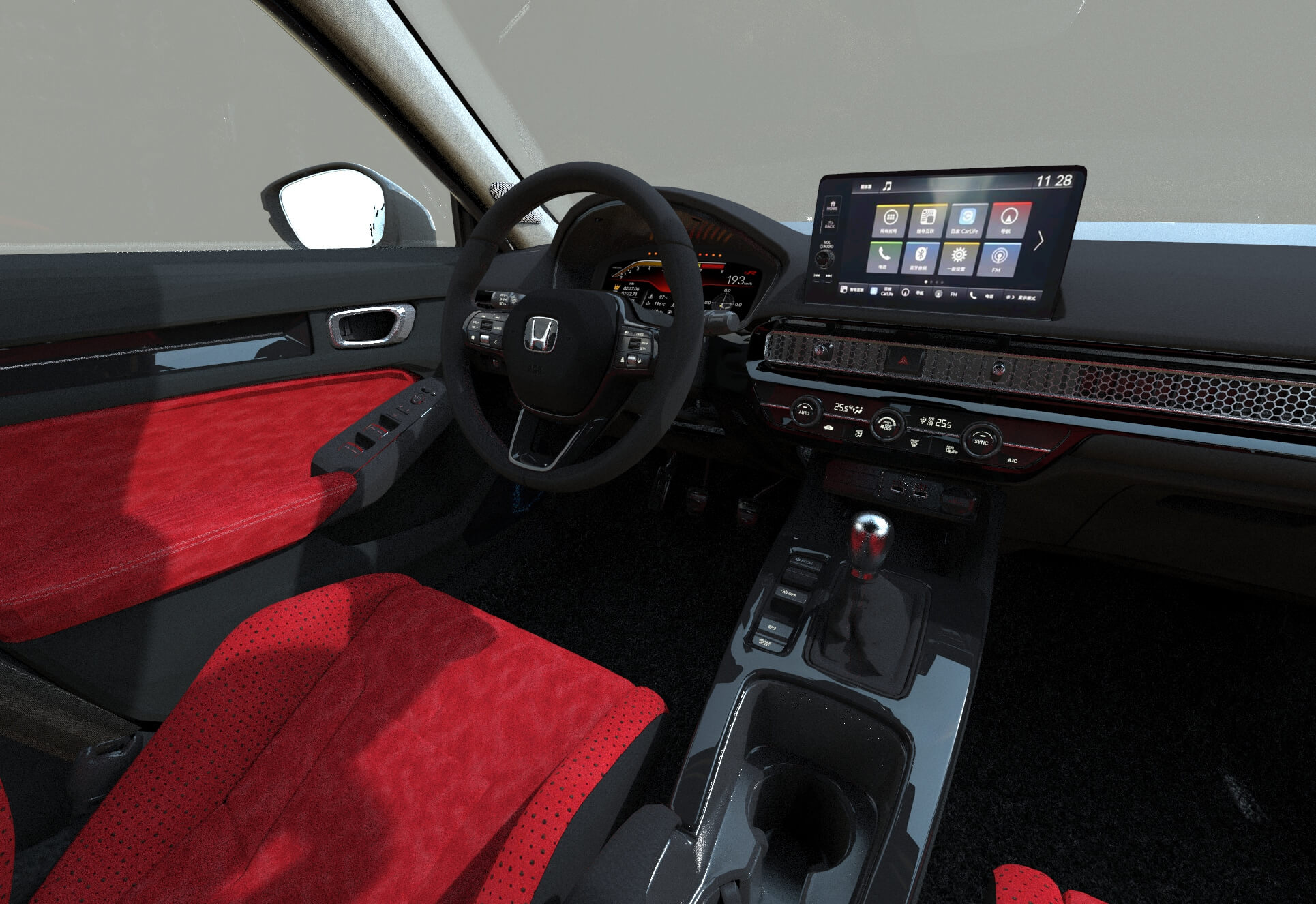 Honda Civic Type R 2022 Mugen Bodykit HQ Interior - 3D Model by davidson