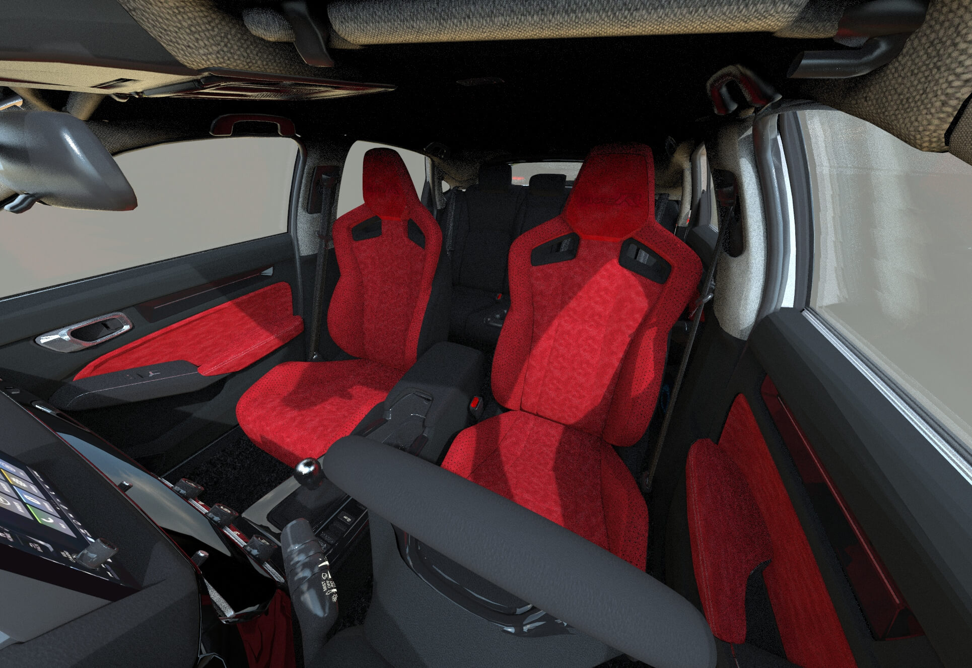 Honda Civic Type R 2022 Mugen Bodykit HQ Interior - 3D Model by davidson