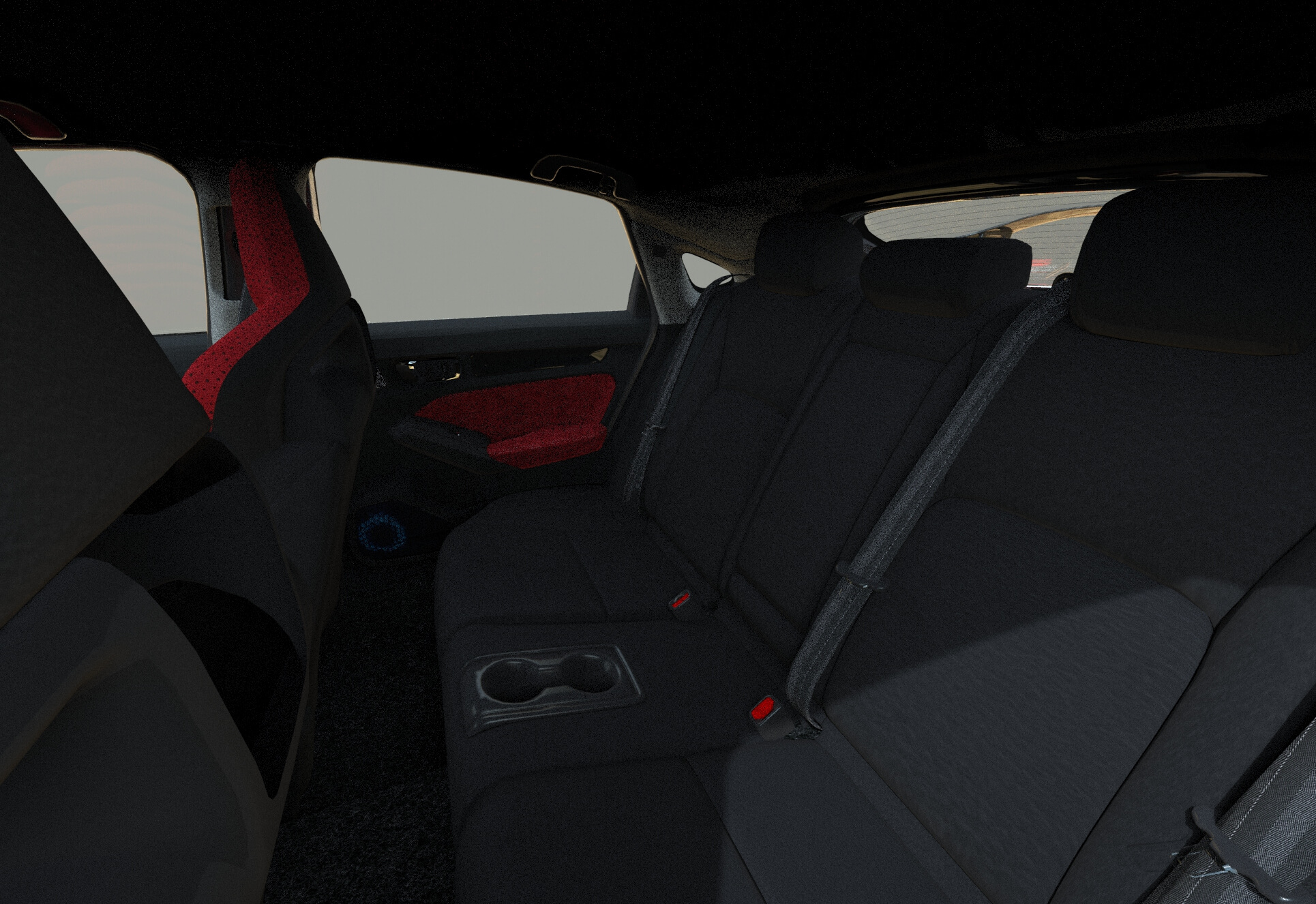 Honda Civic Type R 2022 Mugen Bodykit HQ Interior - 3D Model by davidson