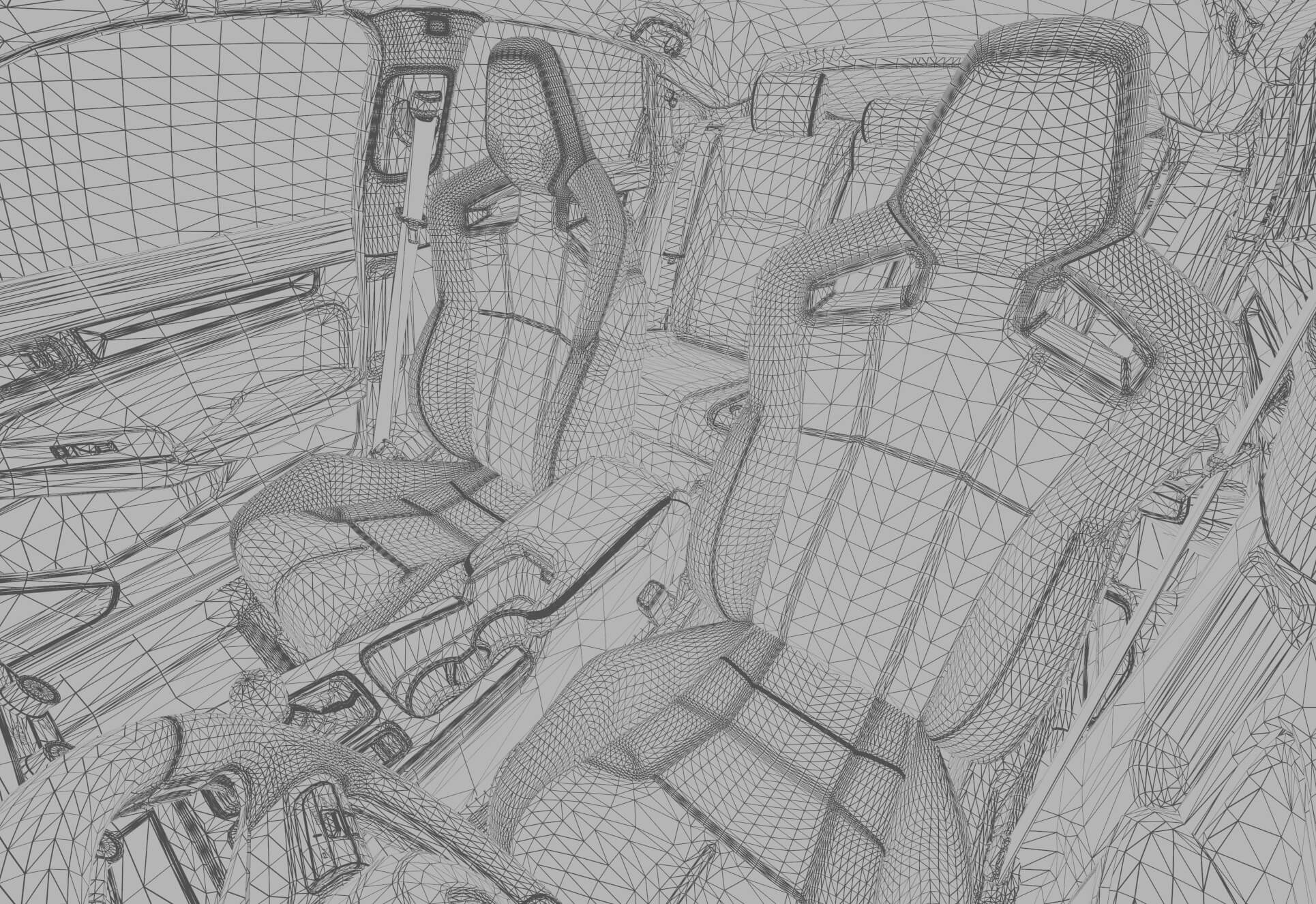 Honda Civic Type R 2022 Mugen Bodykit HQ Interior - 3D Model by davidson