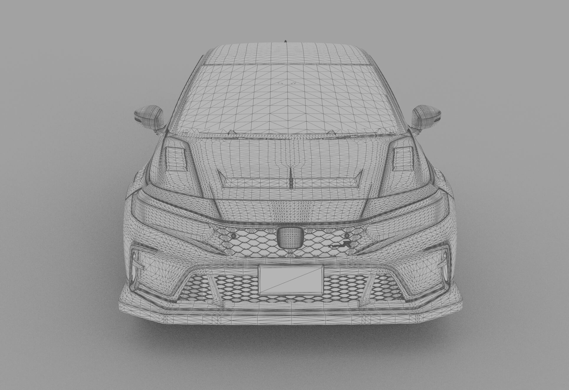 Honda Civic Type R 2022 Mugen Bodykit HQ Interior - 3D Model by davidson