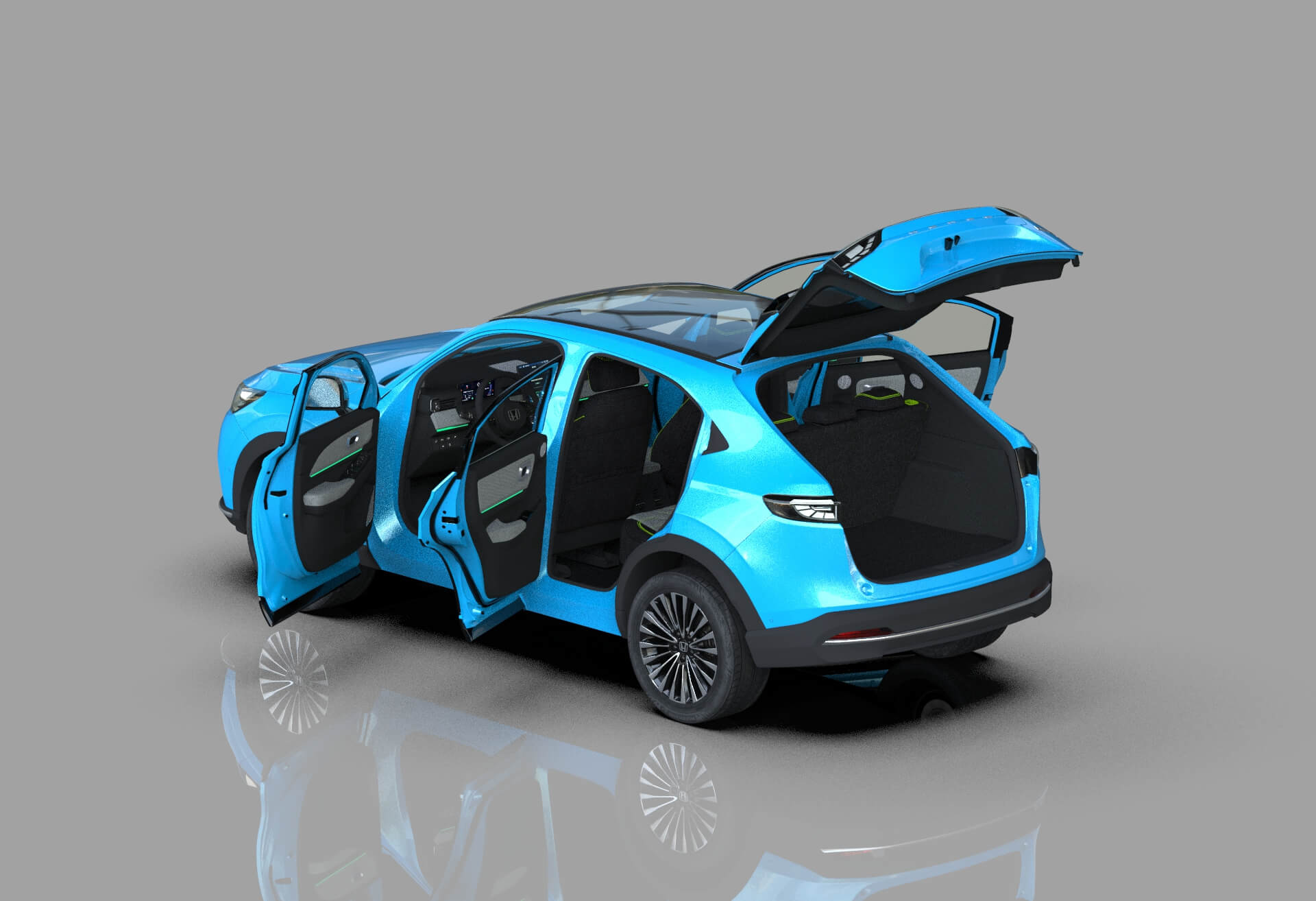 Honda E-NY1 HR-V EV 2022 3D Model by davidson