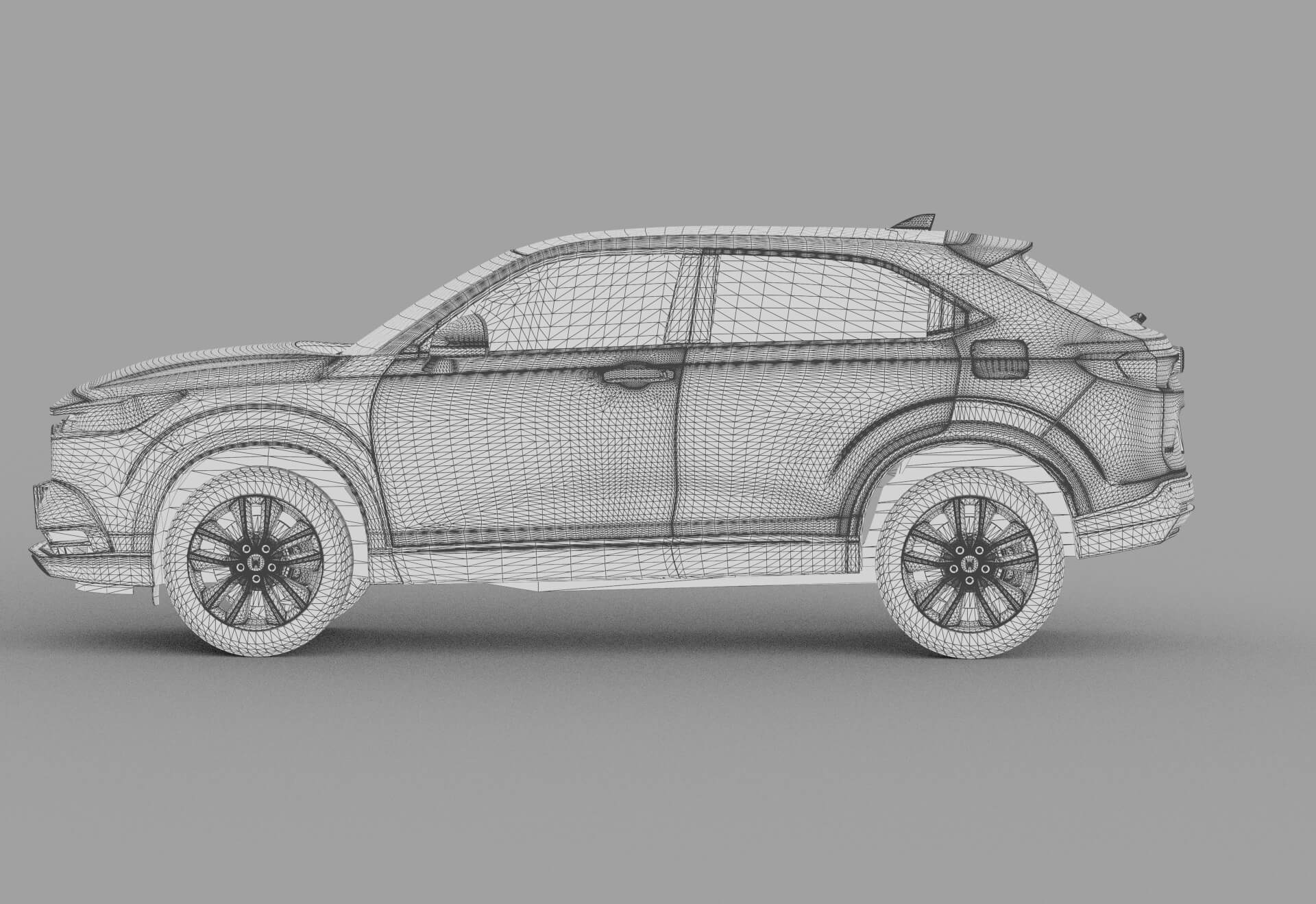 Honda HR-V 2021 HQ Interior 3D Model by davidson