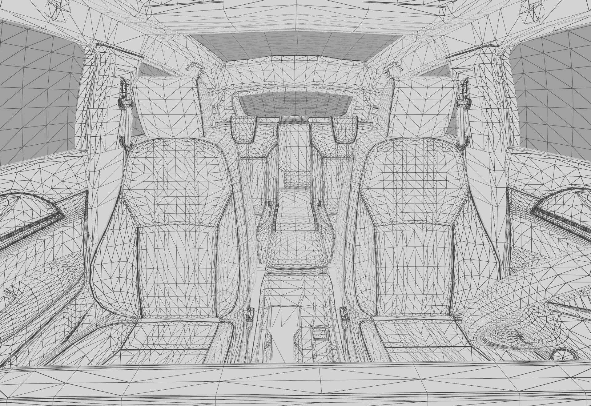 Honda HR-V 2021 HQ Interior 3D Model by davidson