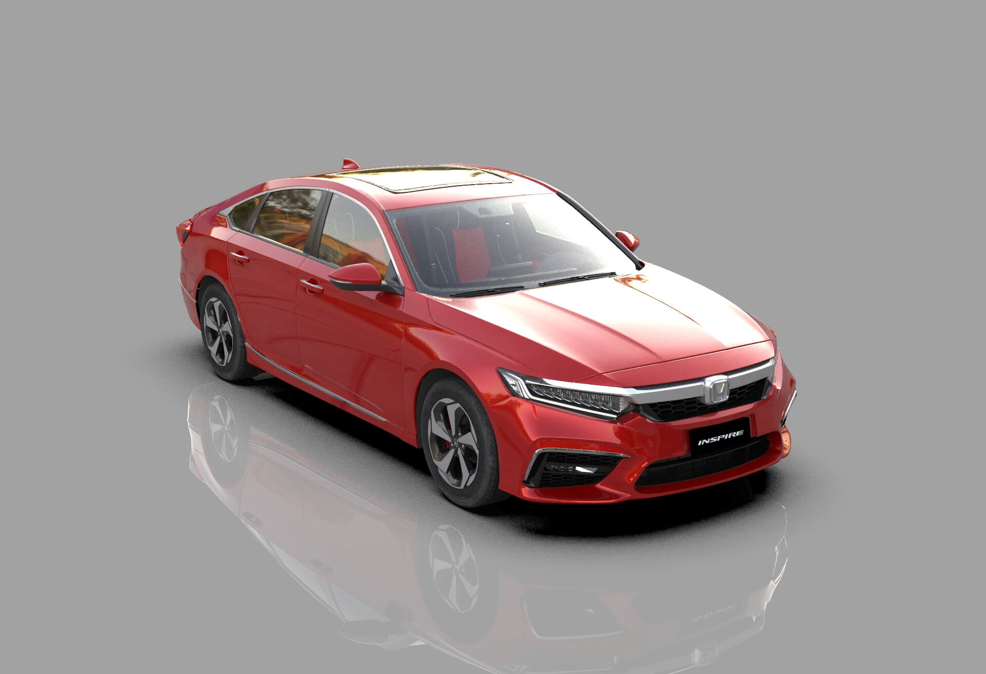 Honda Inspire CN-Spec 2018-2022 3D Model by davidson