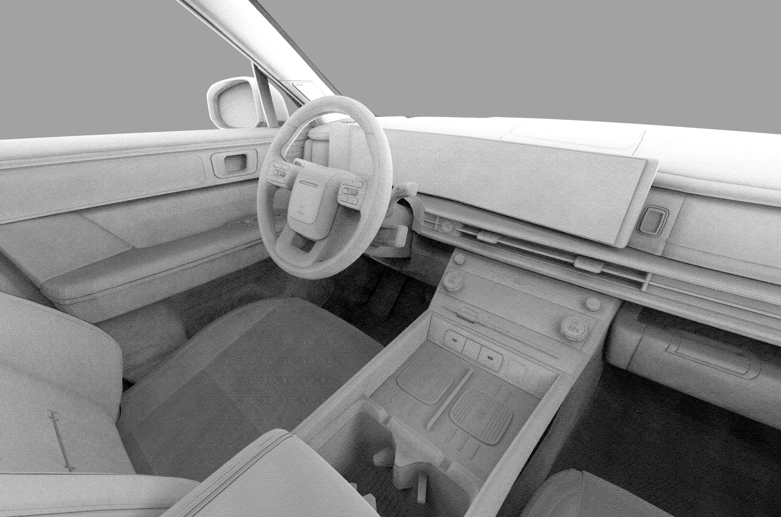 Hyundai Santa FE 2024 HQ Interior - 3D Model by davidson