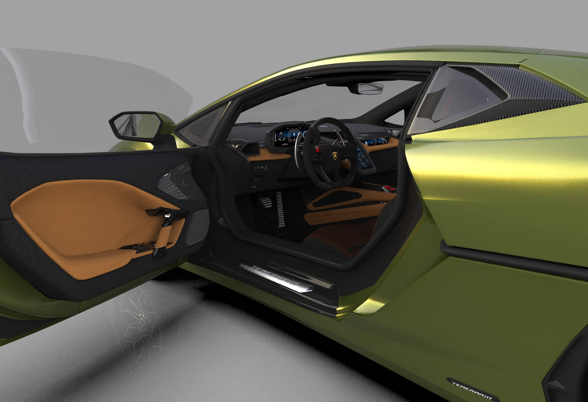 Lamborghini Temerario 2024 HQ Interior - 3D Model by davidson