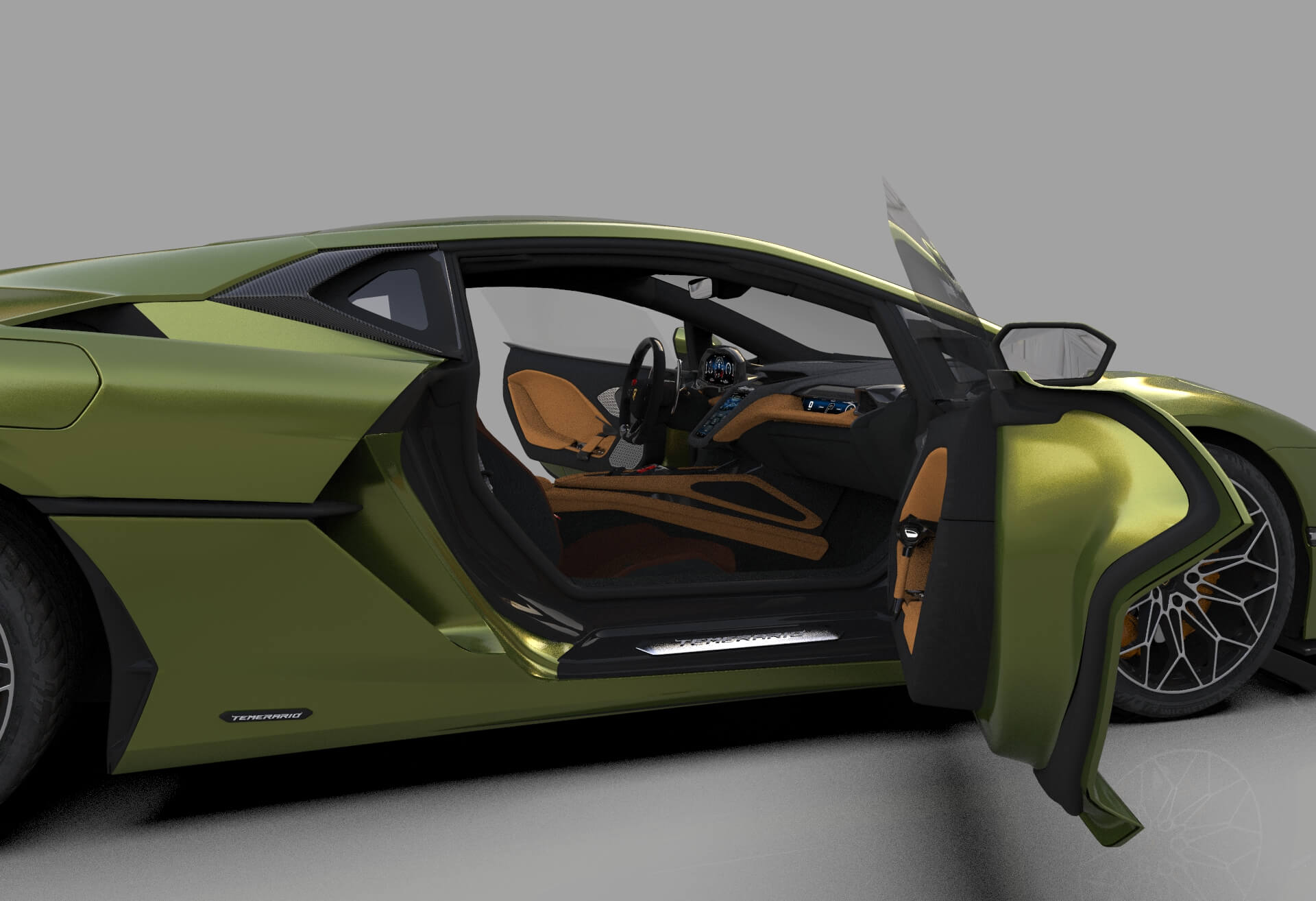Lamborghini Temerario 2024 HQ Interior - 3D Model by davidson