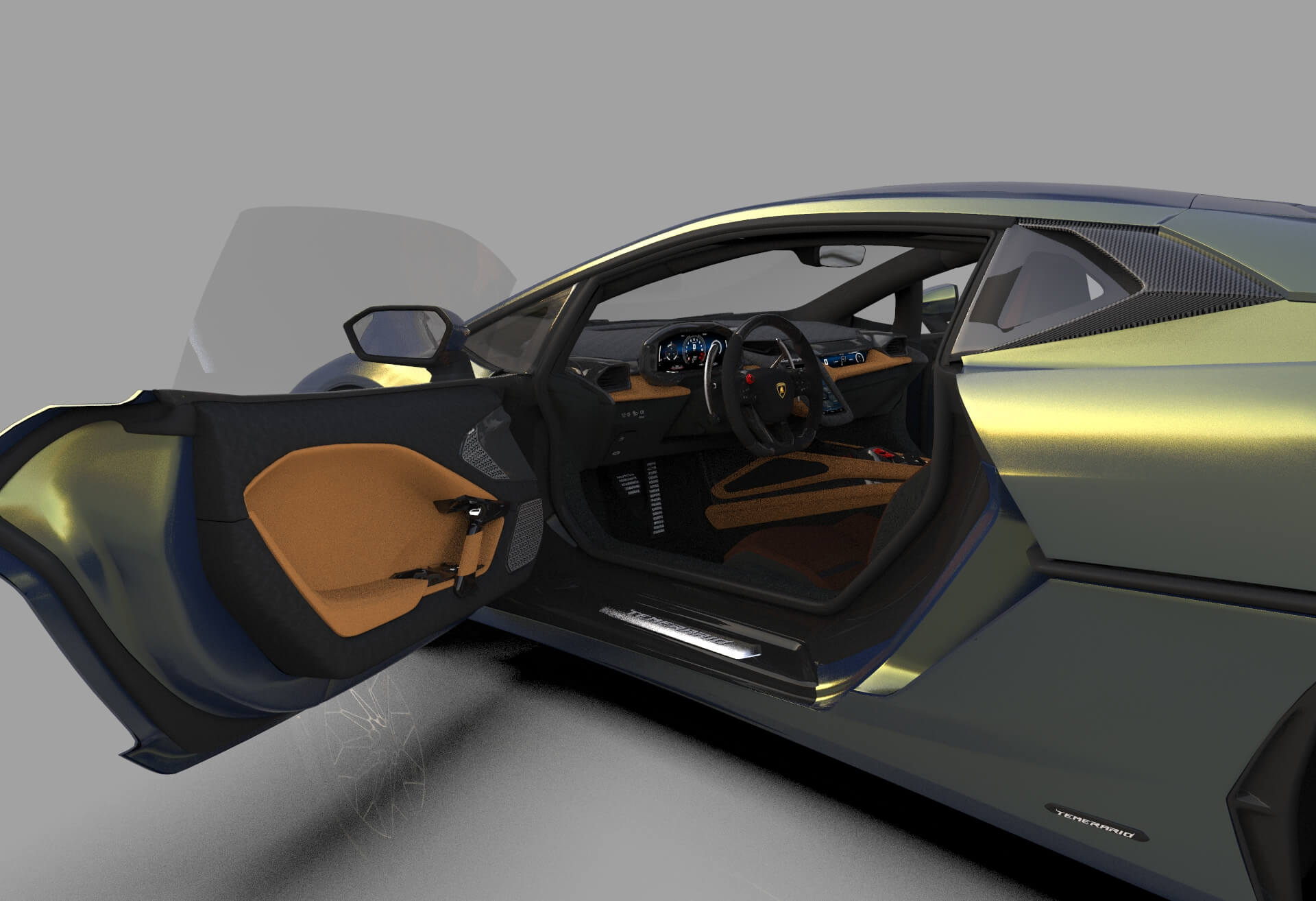Lamborghini Temerario 2024 HQ Interior - 3D Model by davidson