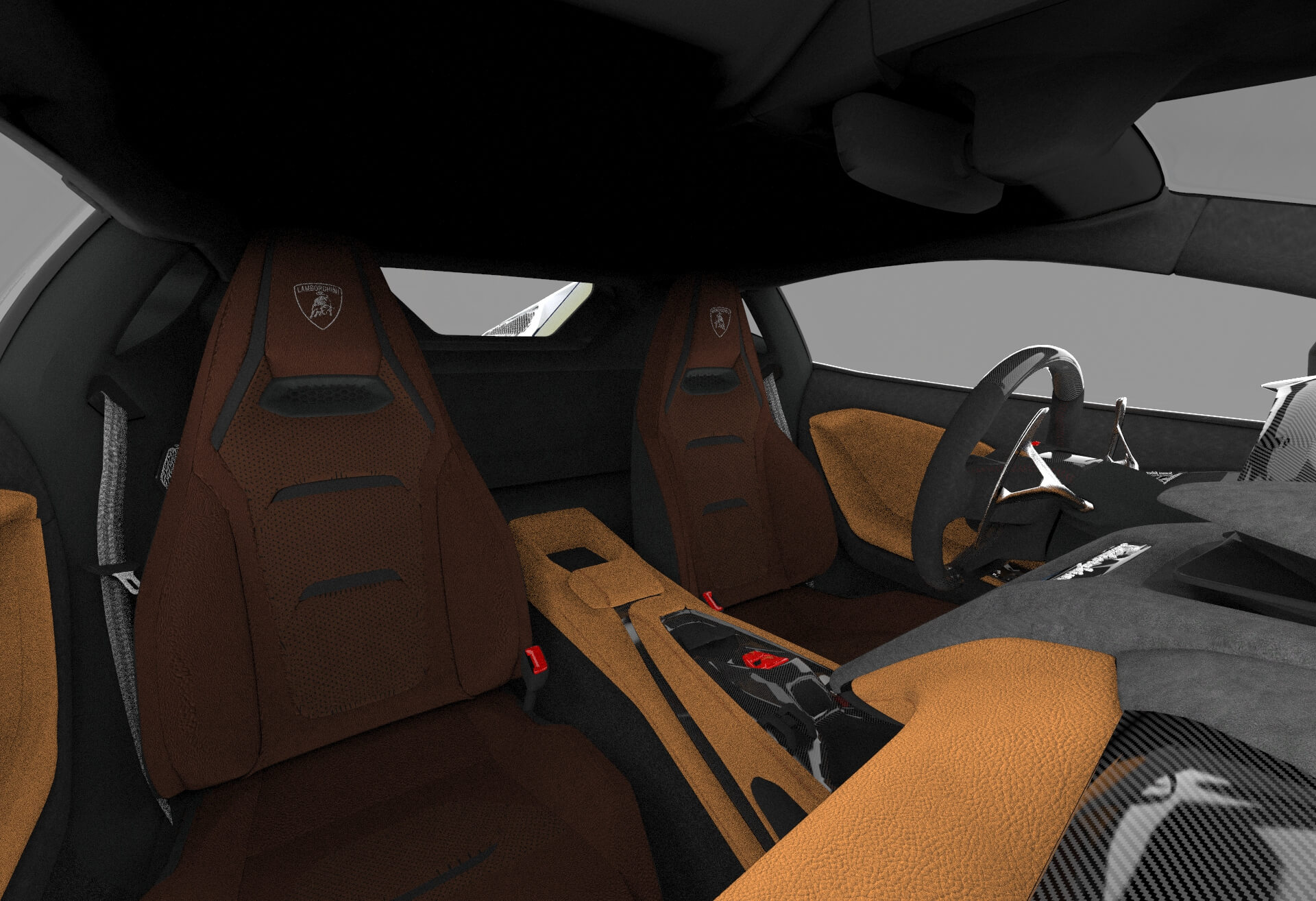 Lamborghini Temerario 2024 HQ Interior - 3D Model by davidson