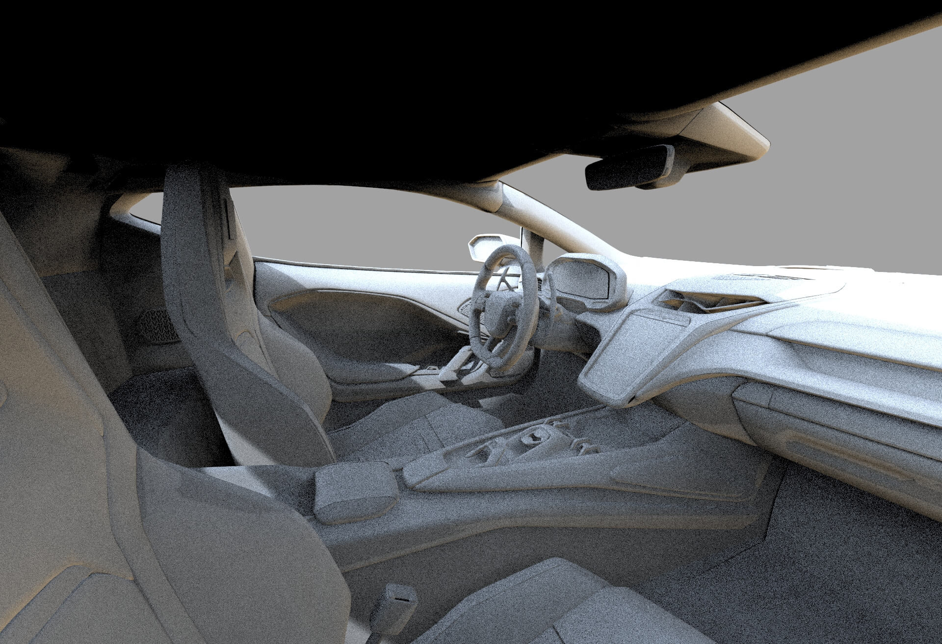 Lamborghini Temerario 2024 HQ Interior - 3D Model by davidson