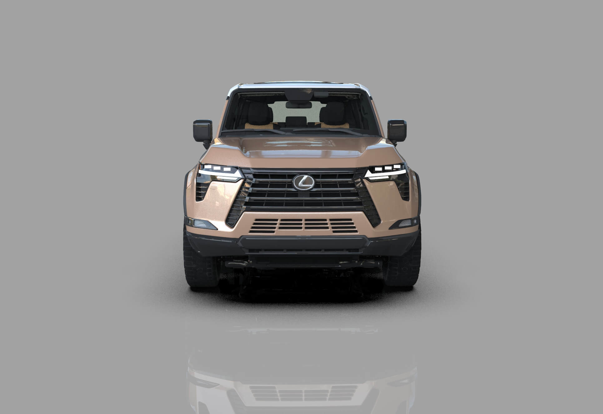 Lexus GX 2024 HQ Interior - 3D Model by davidson