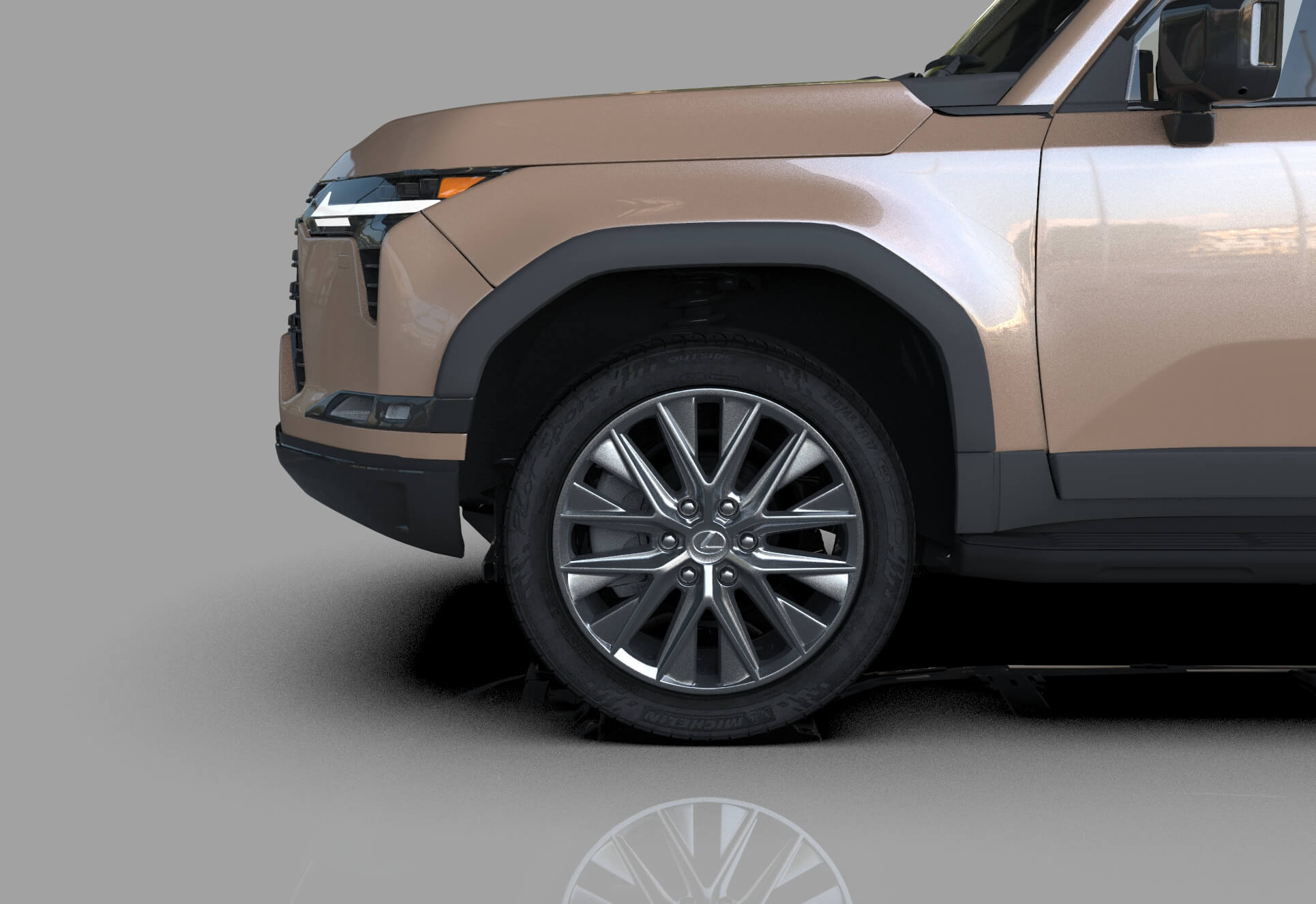 Lexus GX 2024 HQ Interior - 3D Model by davidson