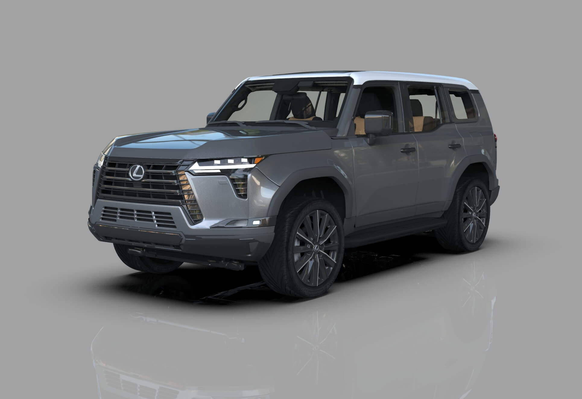 Lexus GX 2024 HQ Interior - 3D Model by davidson