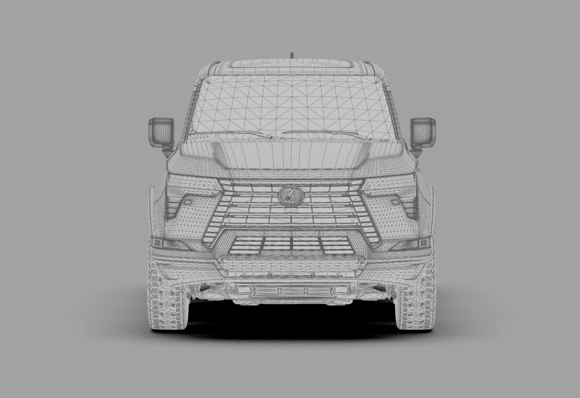 Lexus GX 2024 HQ Interior - 3D Model by davidson