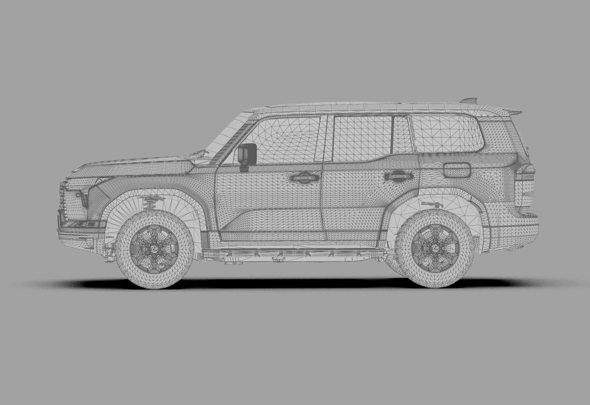 Lexus GX 2024 HQ Interior - 3D Model by davidson