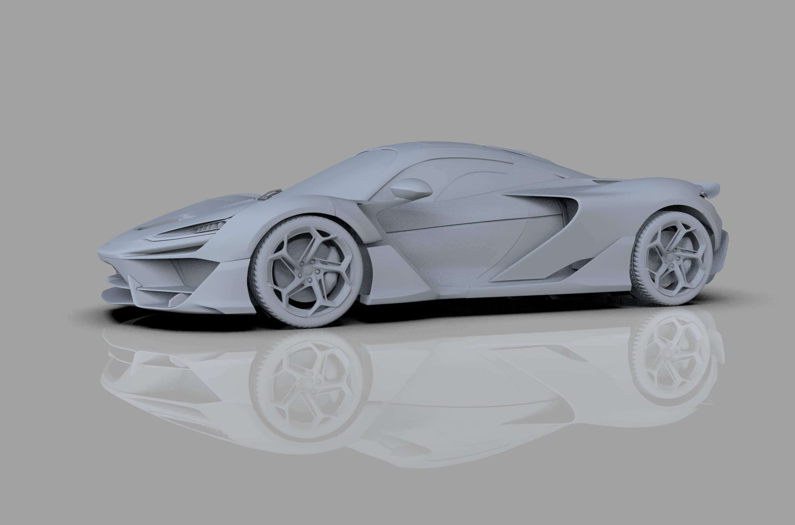 McLaren W1 2025 HQ Interior - 3D Model by davidson