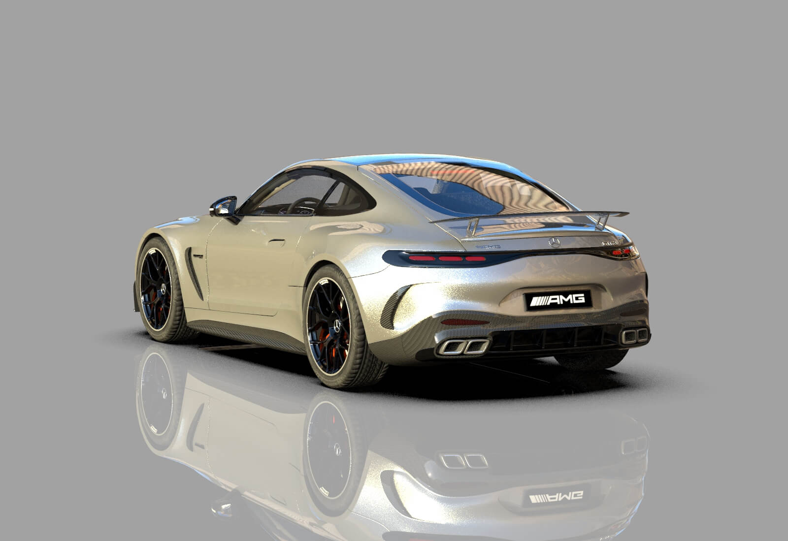 Mercedes Benz AMG GT63 2024 - 3D Model by davidson