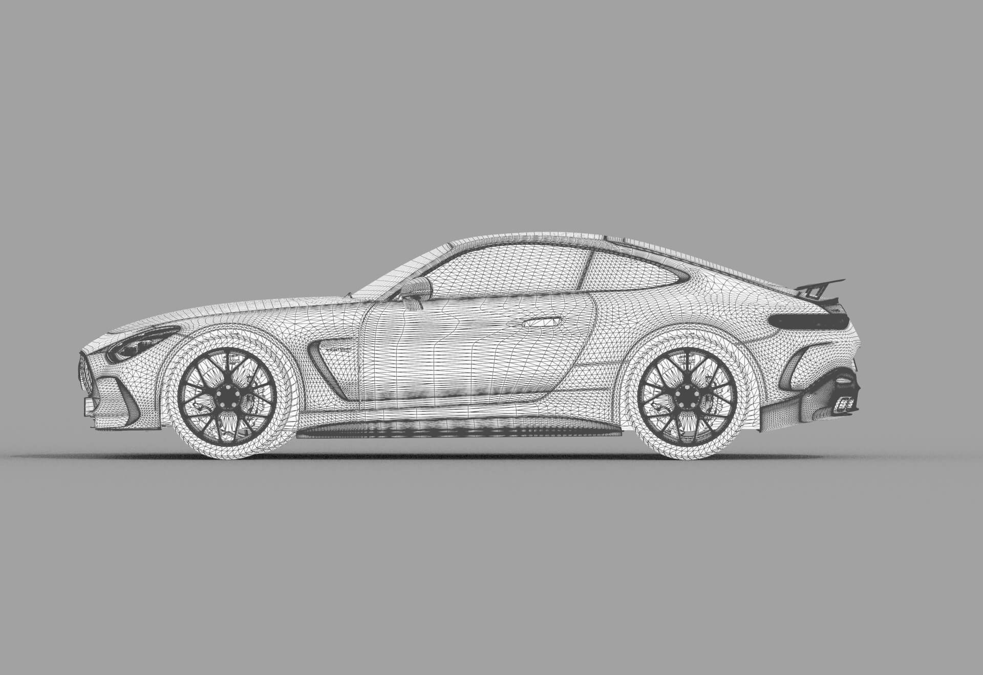 Mercedes Benz AMG GT63 2024 - 3D Model by davidson