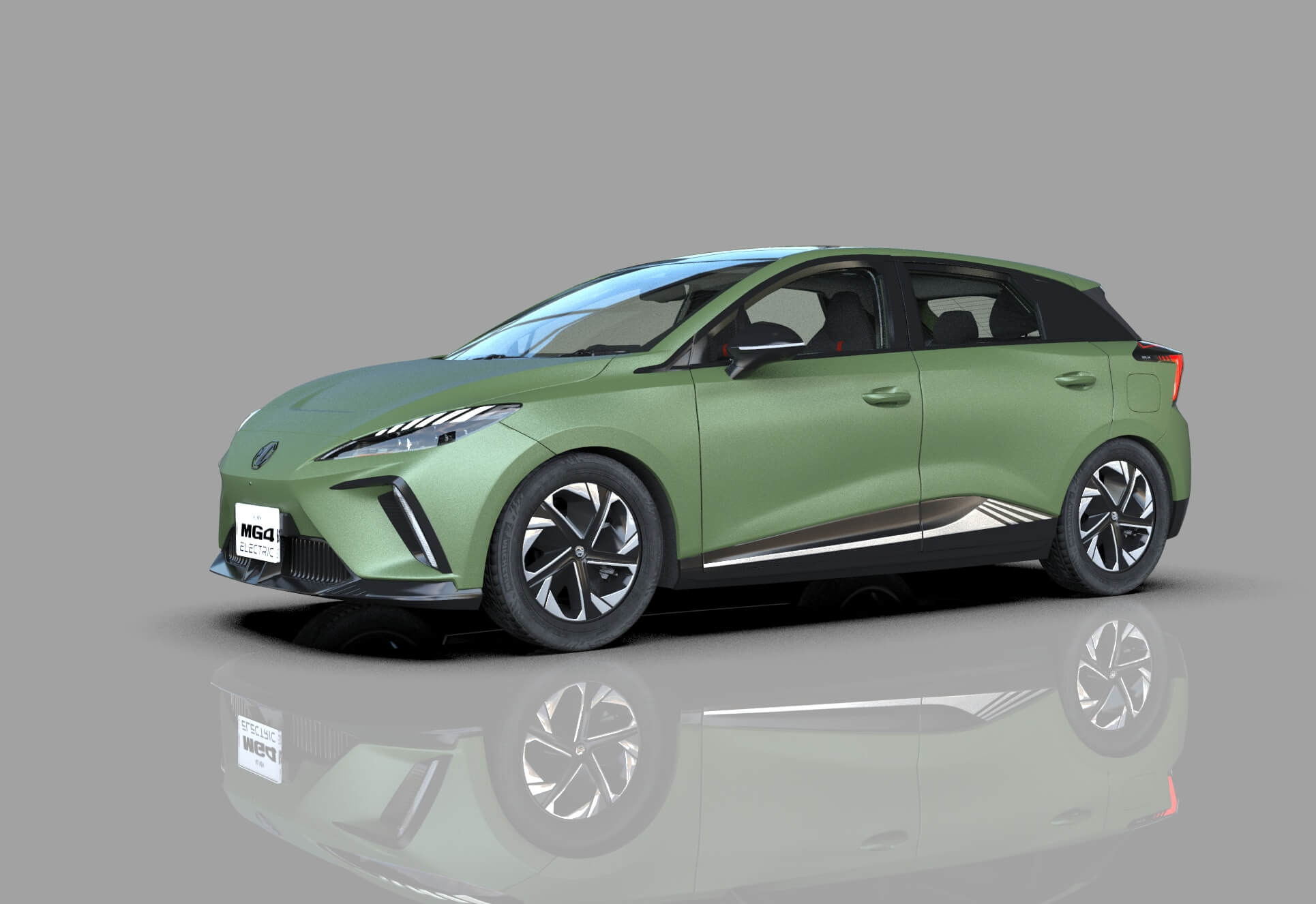 MG MG4 EV 2023 HQ Interior - 3D Model by davidson