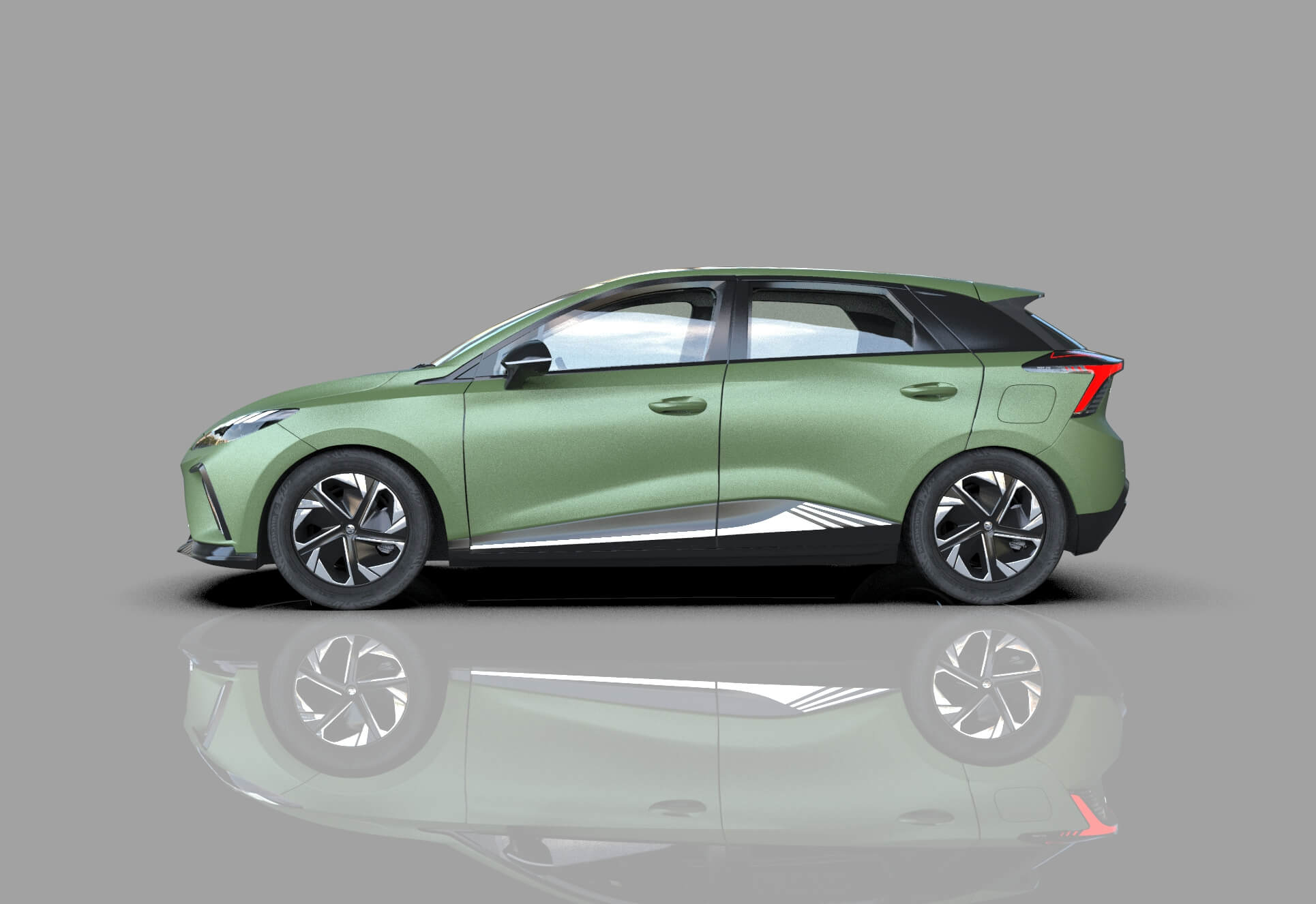 MG MG4 EV 2023 HQ Interior - 3D Model by davidson