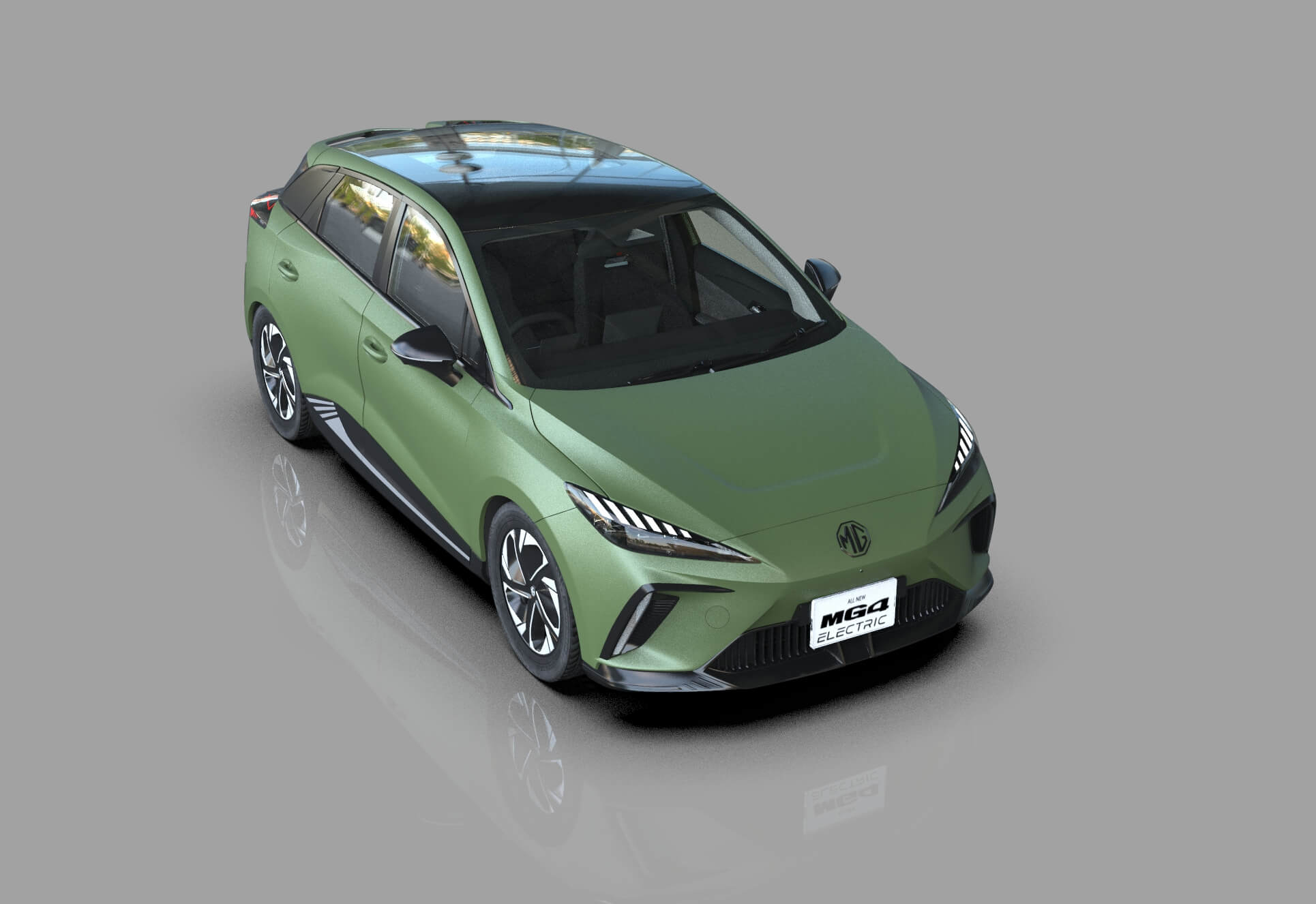 MG MG4 EV 2023 HQ Interior - 3D Model by davidson