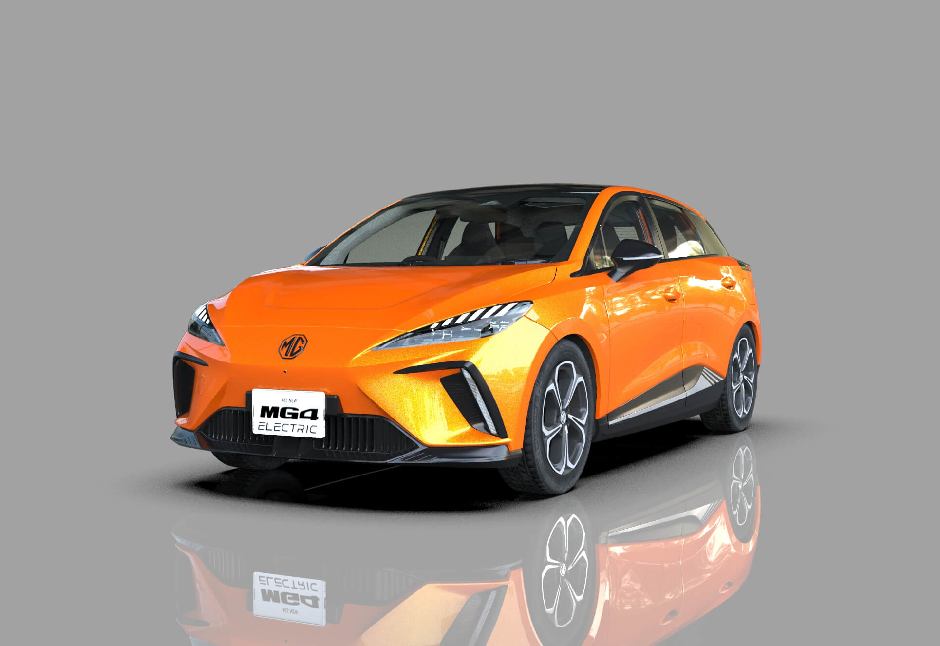 MG MG4 EV 2023 HQ Interior - 3D Model by davidson