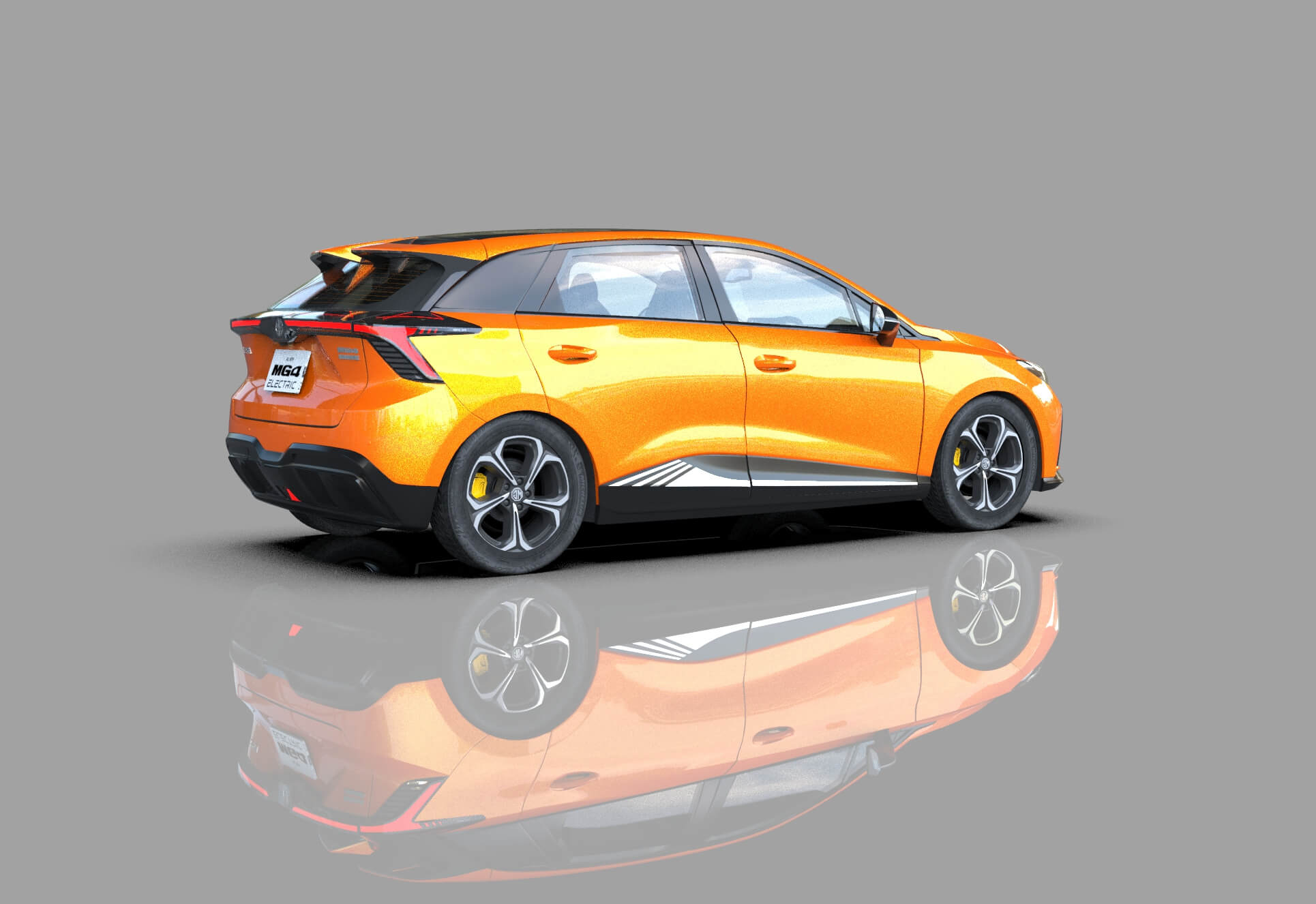 MG MG4 EV 2023 HQ Interior - 3D Model by davidson