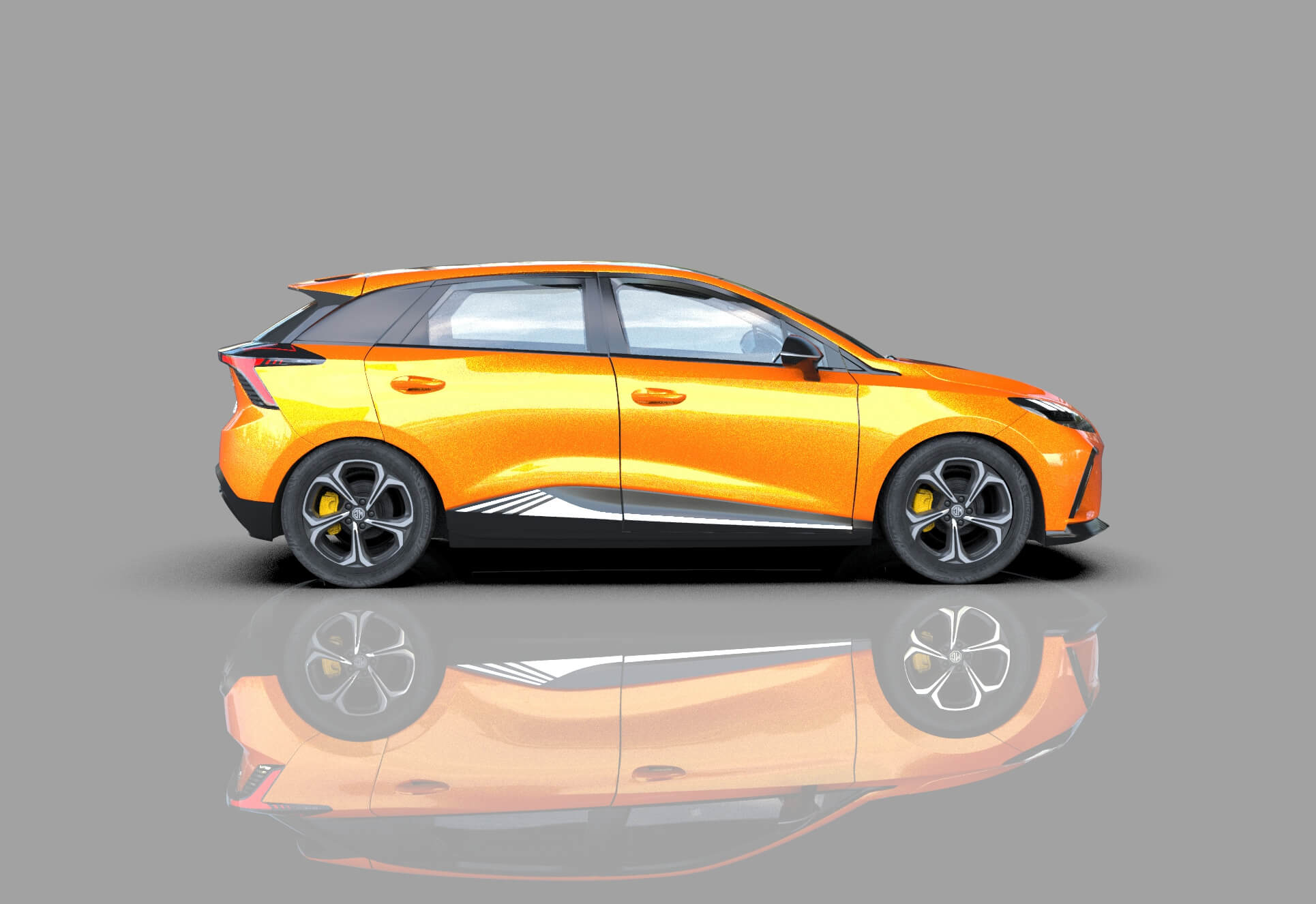 MG MG4 EV 2023 HQ Interior - 3D Model by davidson