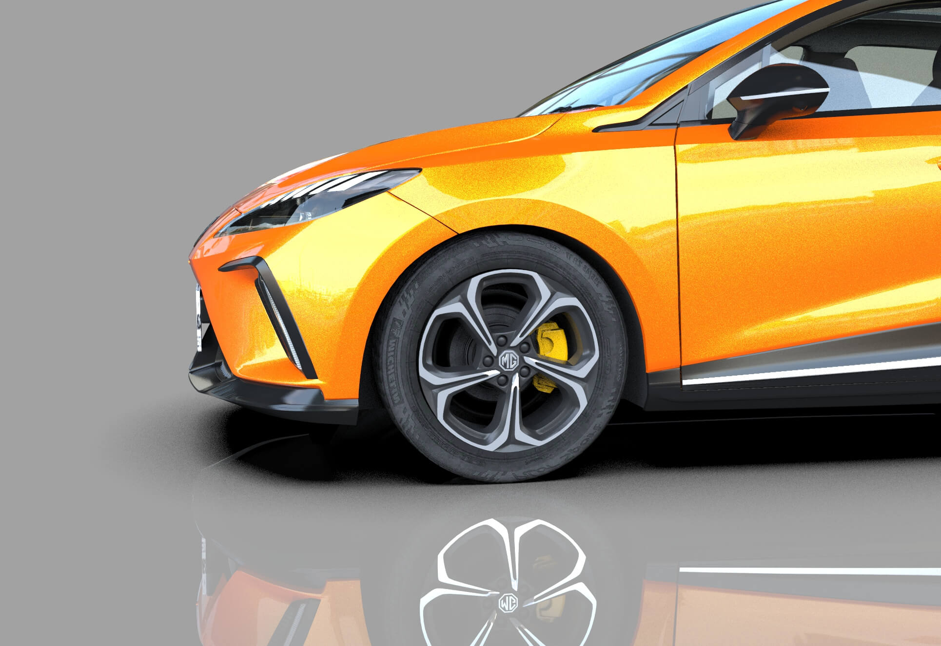 MG MG4 EV 2023 HQ Interior - 3D Model by davidson