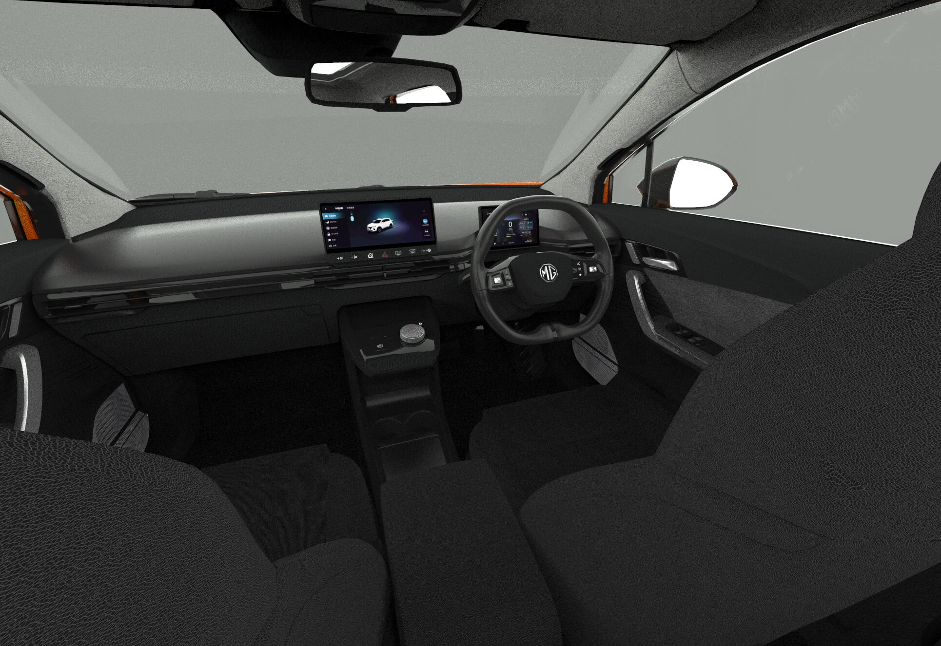 MG MG4 EV 2023 HQ Interior - 3D Model by davidson