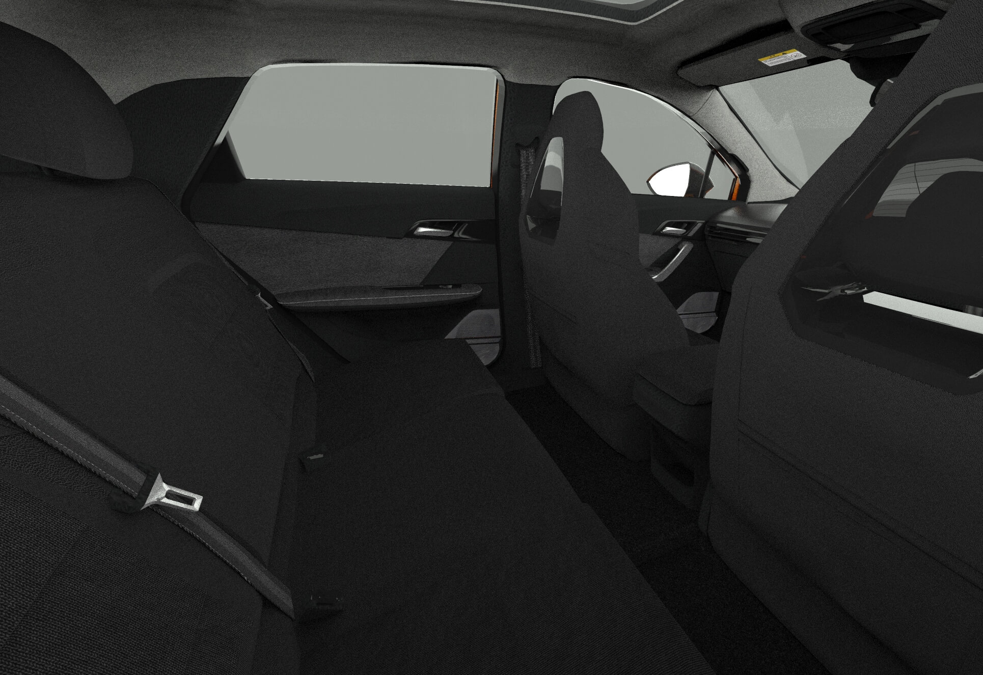 MG MG4 EV 2023 HQ Interior - 3D Model by davidson