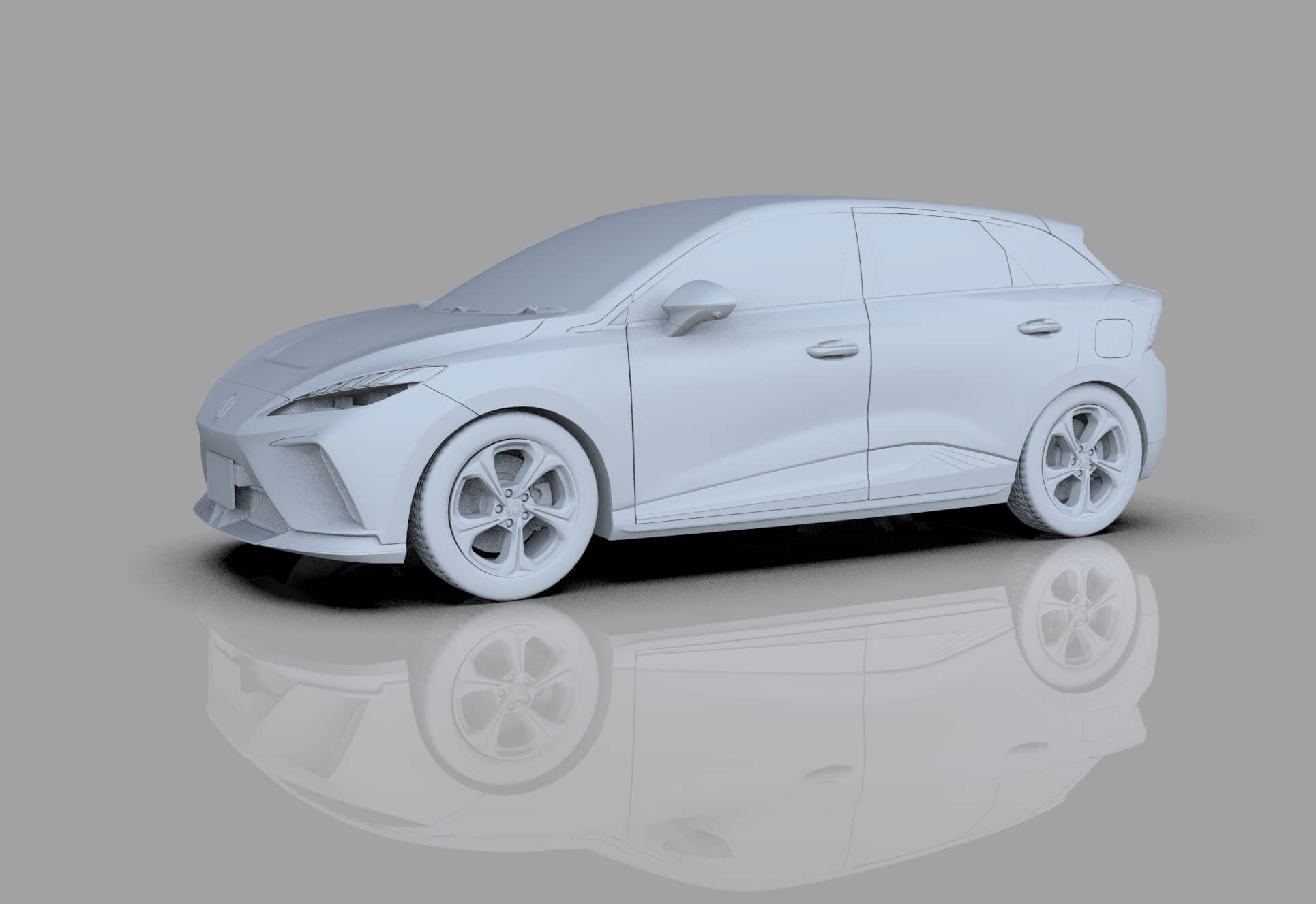 MG MG4 EV 2023 HQ Interior - 3D Model by davidson