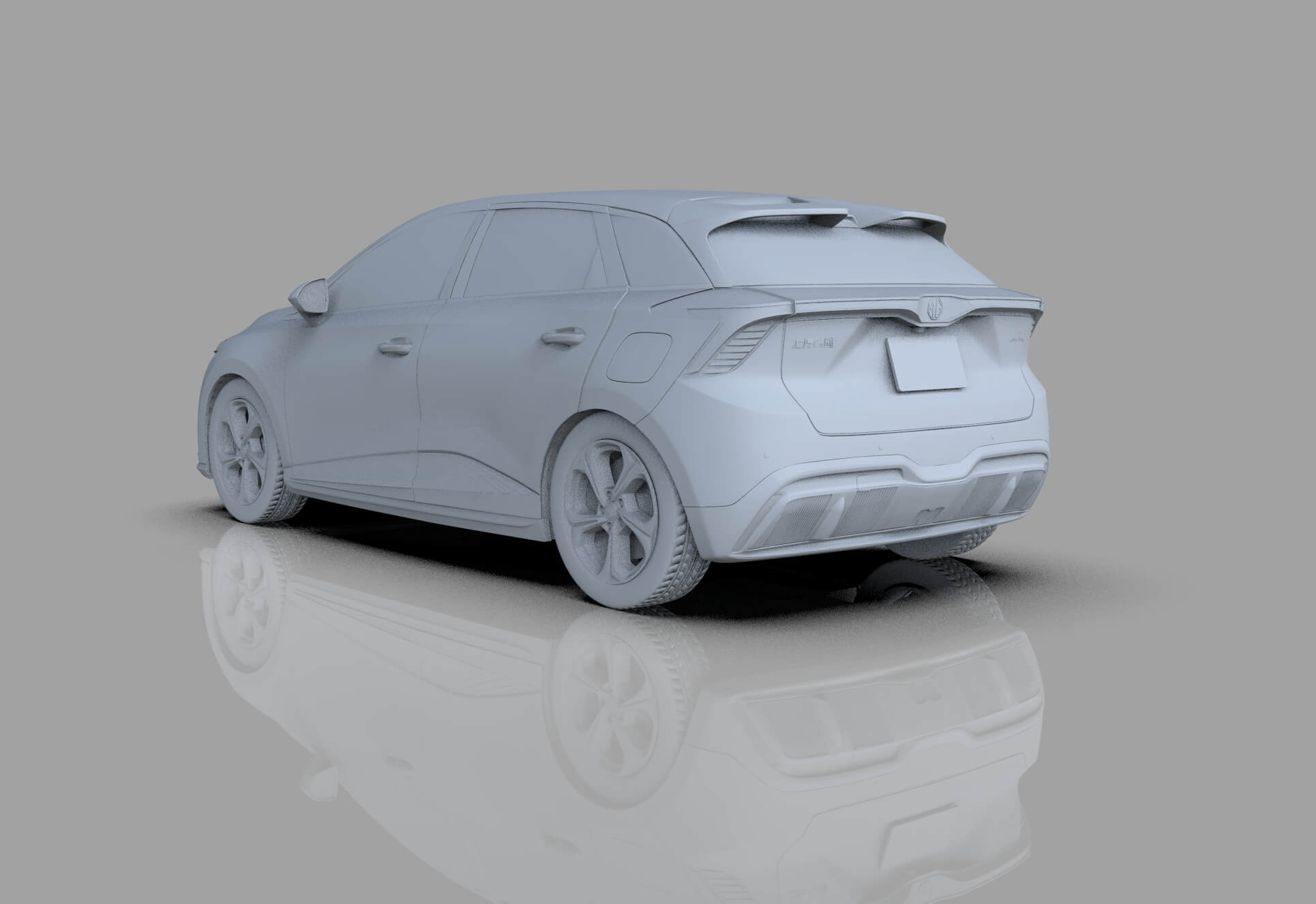 MG MG4 EV 2023 HQ interior - 3D Model by davidson