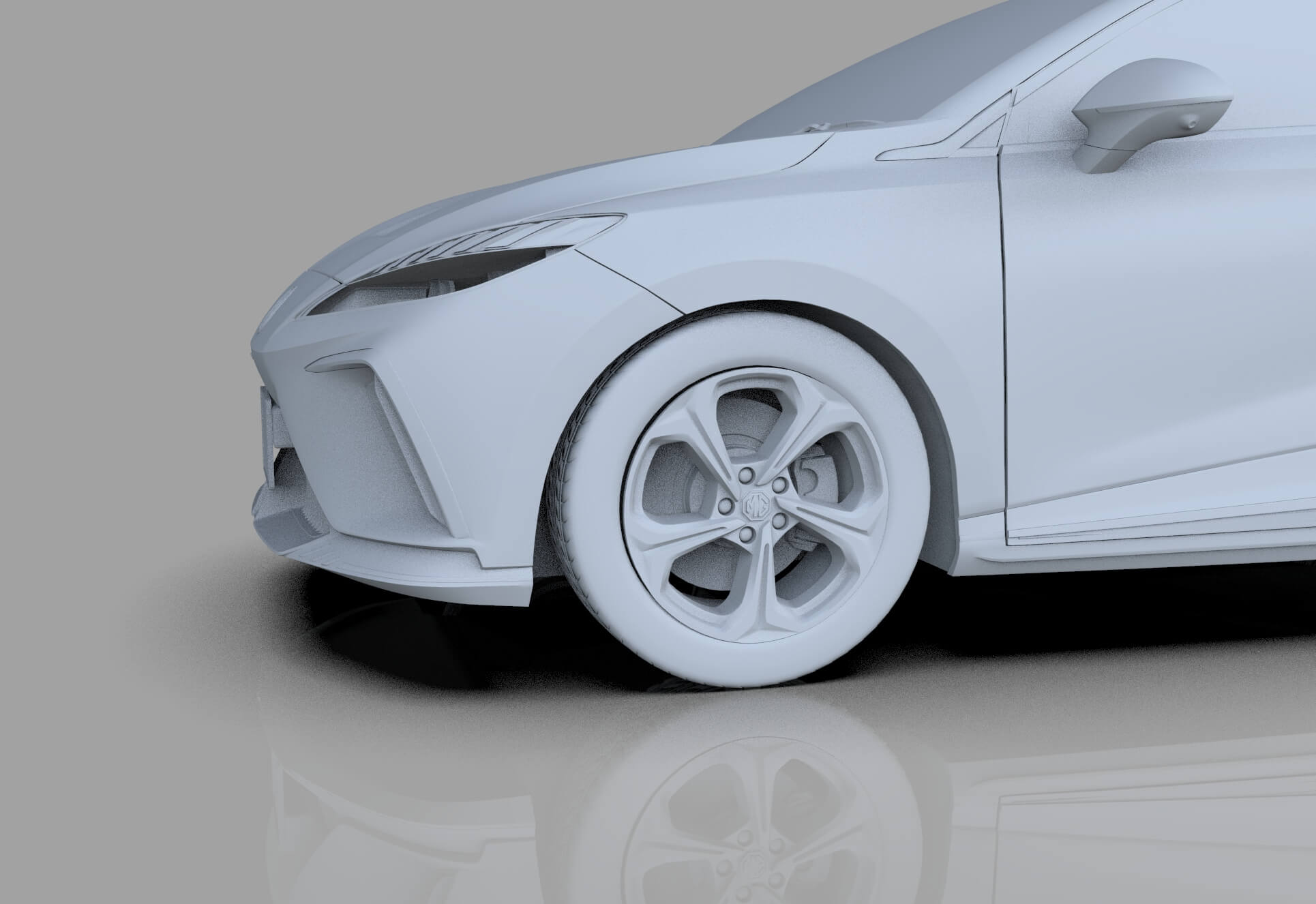 MG MG4 EV 2023 HQ Interior - 3D Model by davidson